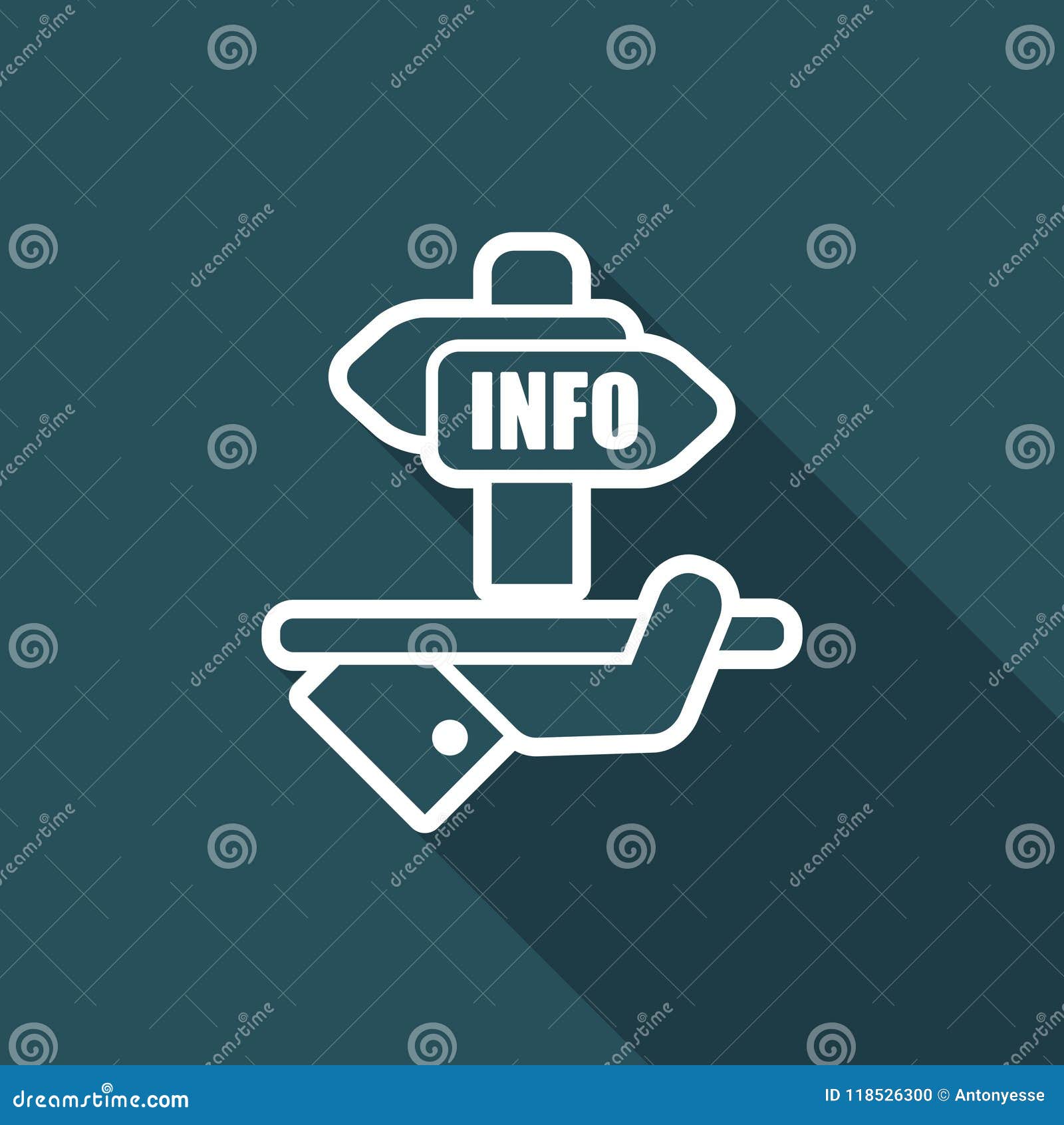 Info Services - Vector Web Icon Stock Vector - Illustration of inform ...