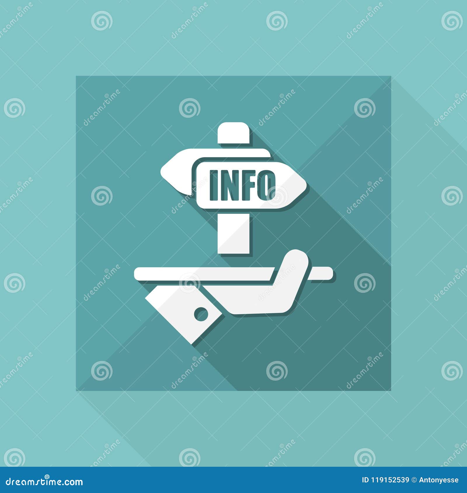 Info Services - Vector Web Icon Stock Vector - Illustration of button ...