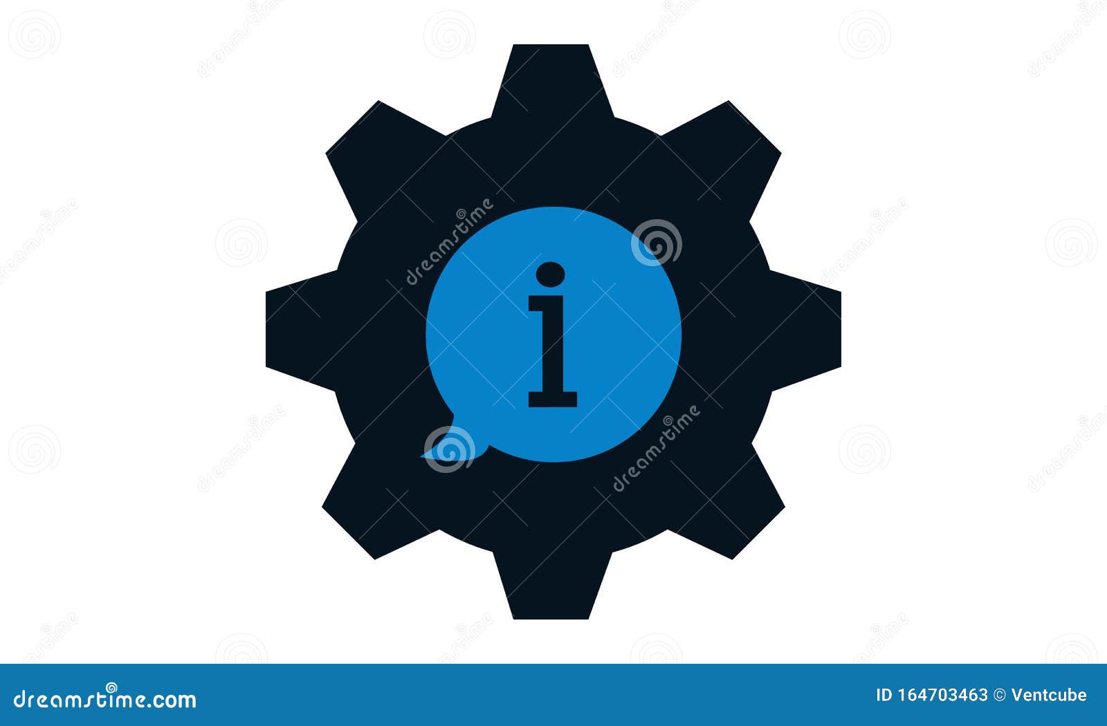 Info Setting Icon Outline Style Vector Graphical Symbol. Stock Vector ...