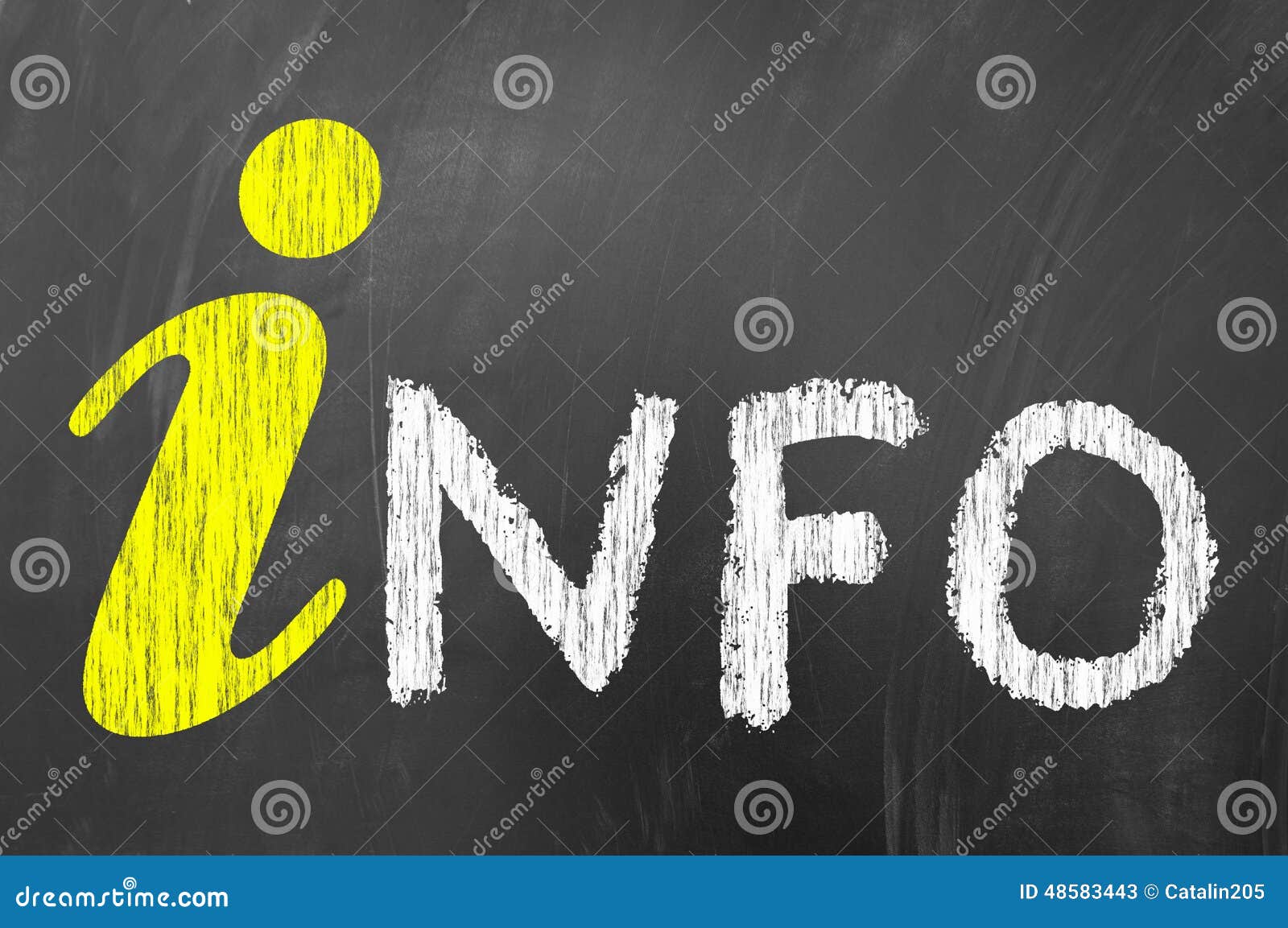 Info sign or symbol stock image. Image of chalkboard - 48583443