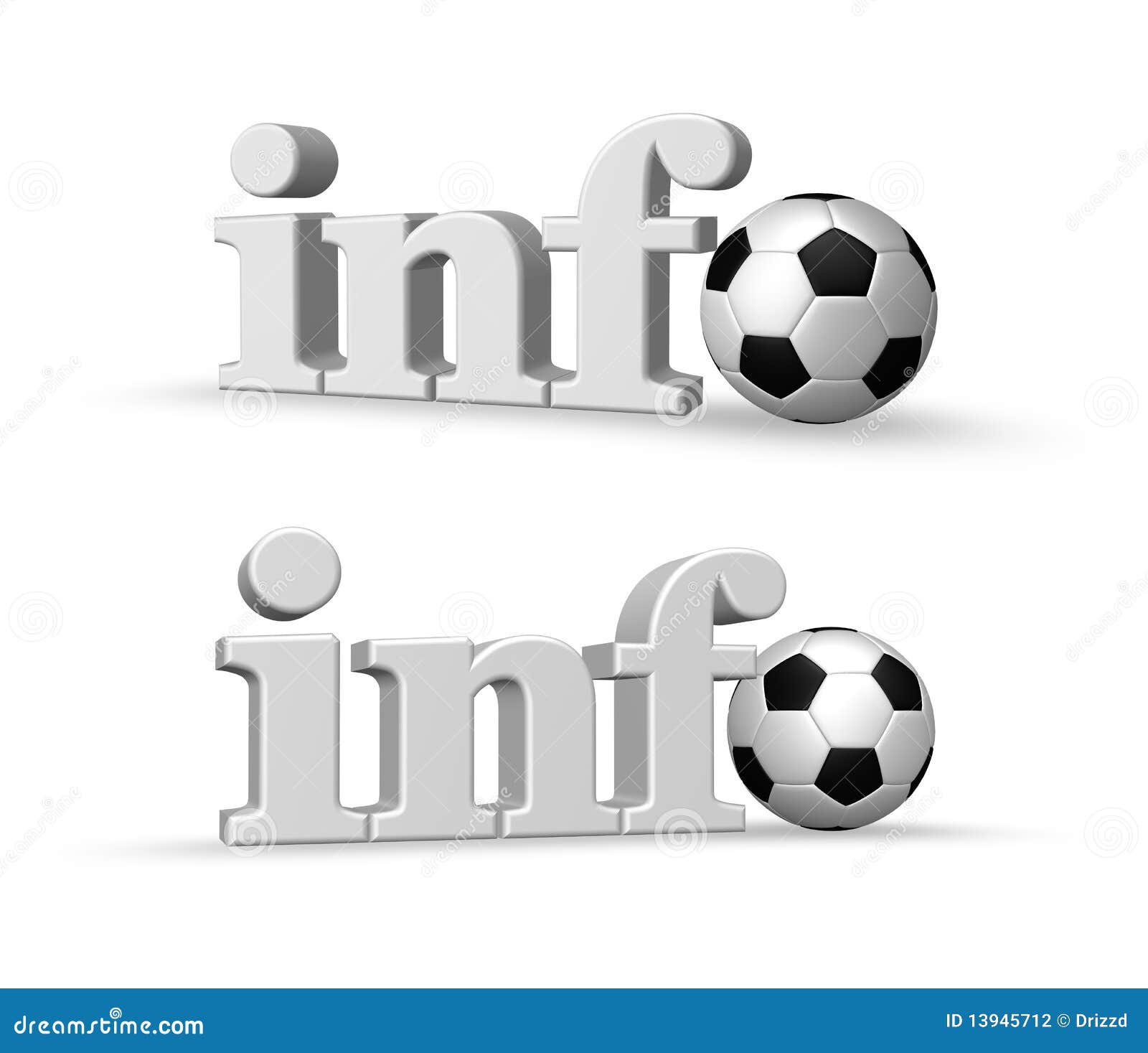 Info soccer stock illustration. Illustration of domain - 13945712