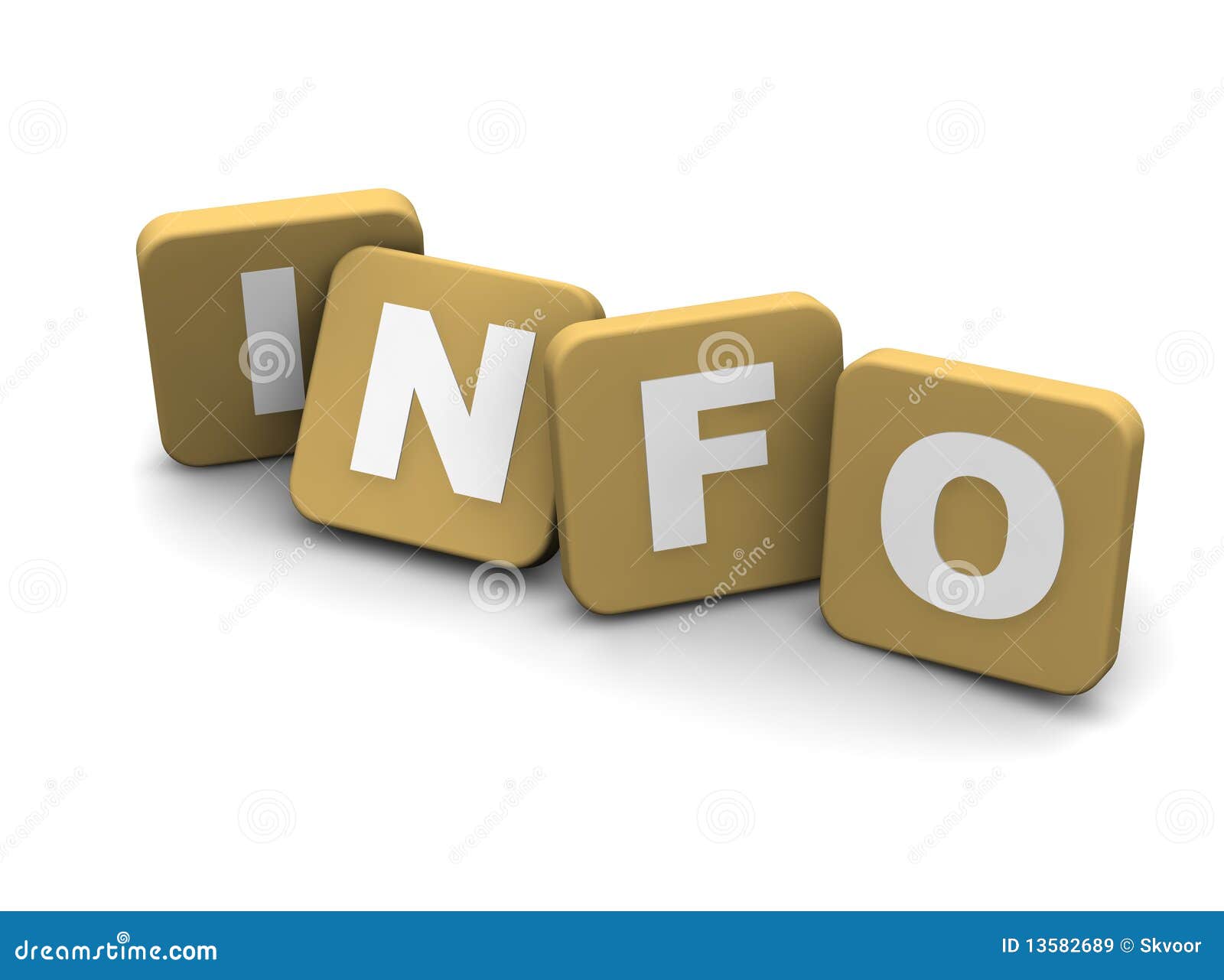 Info text stock illustration. Illustration of shape, cube - 13582689