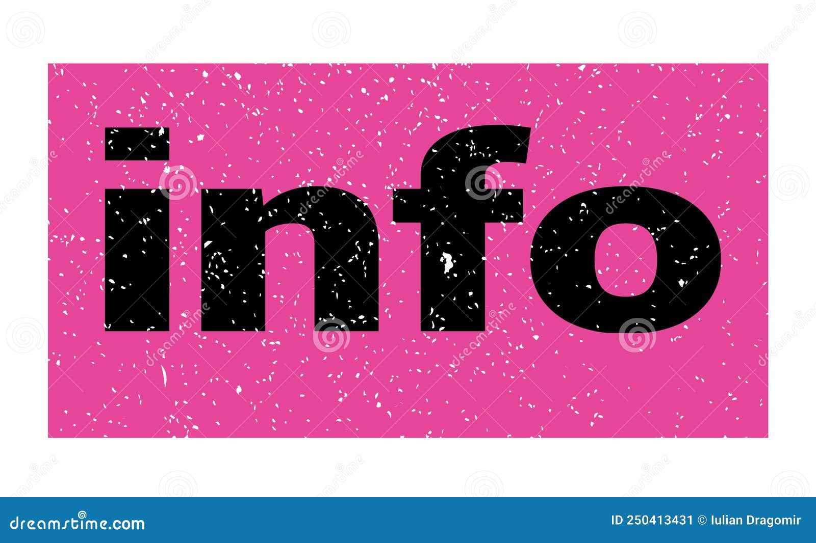 Info Text Written on Pink-black Stamp Sign Stock Illustration ...