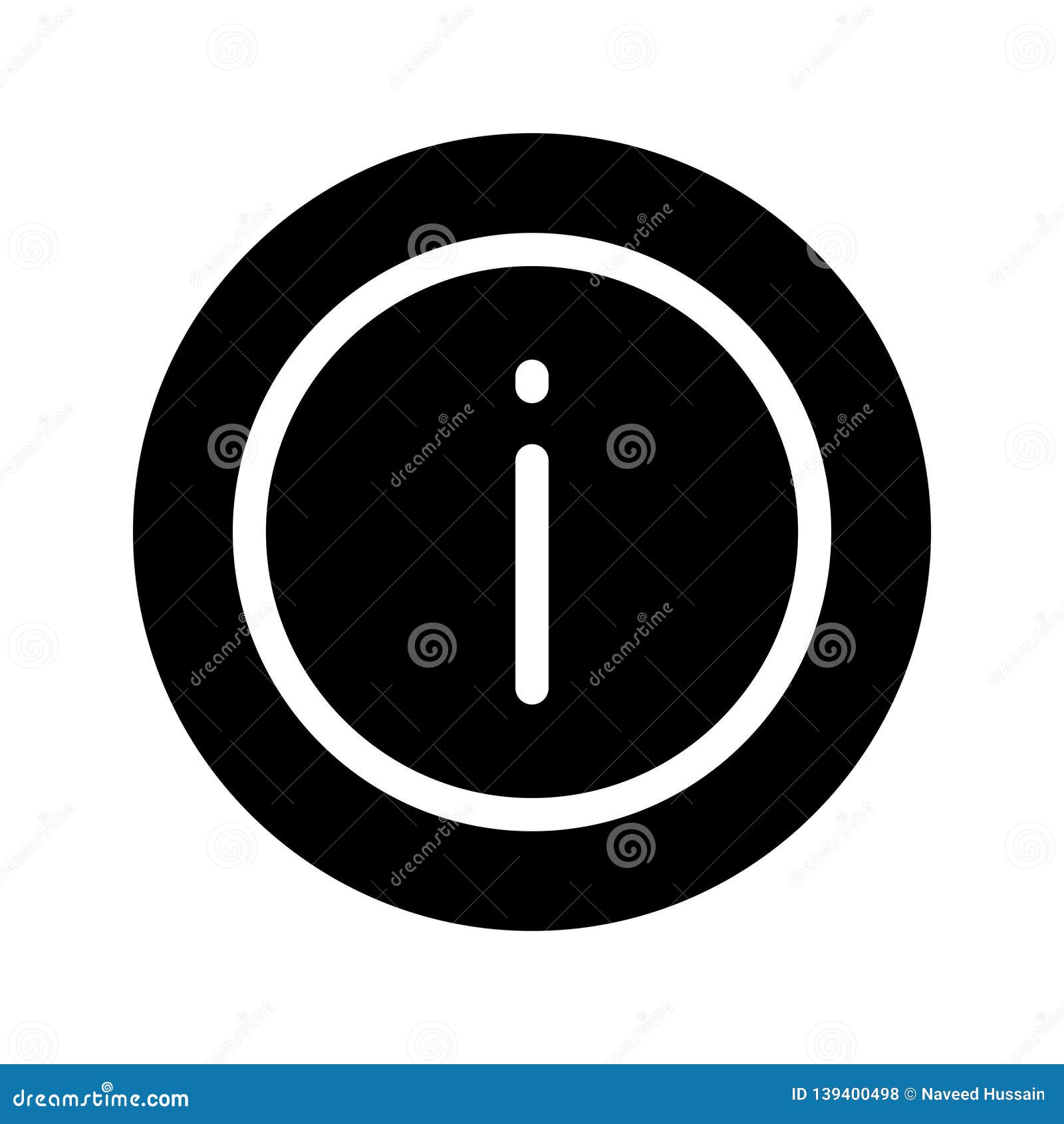 Info Glyph Flat Vector Icon Stock Vector - Illustration of inform ...