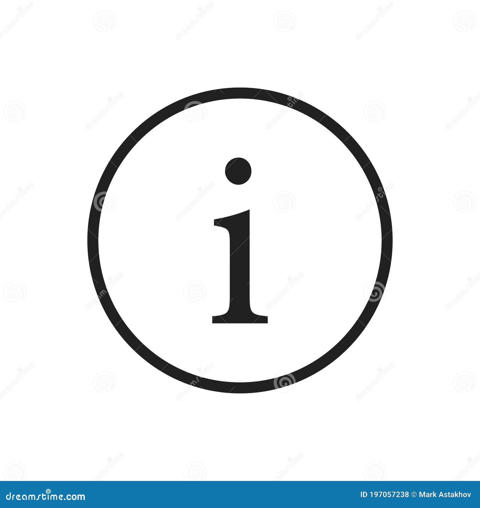 Info Vector Isolated Icon, Information Sign Symbol Stock Vector ...