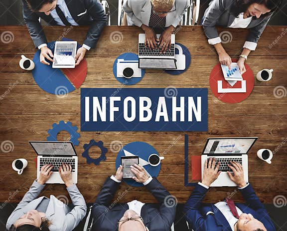 Infobahn Digit Information Matrix Concept Stock Photo - Image of matrix ...