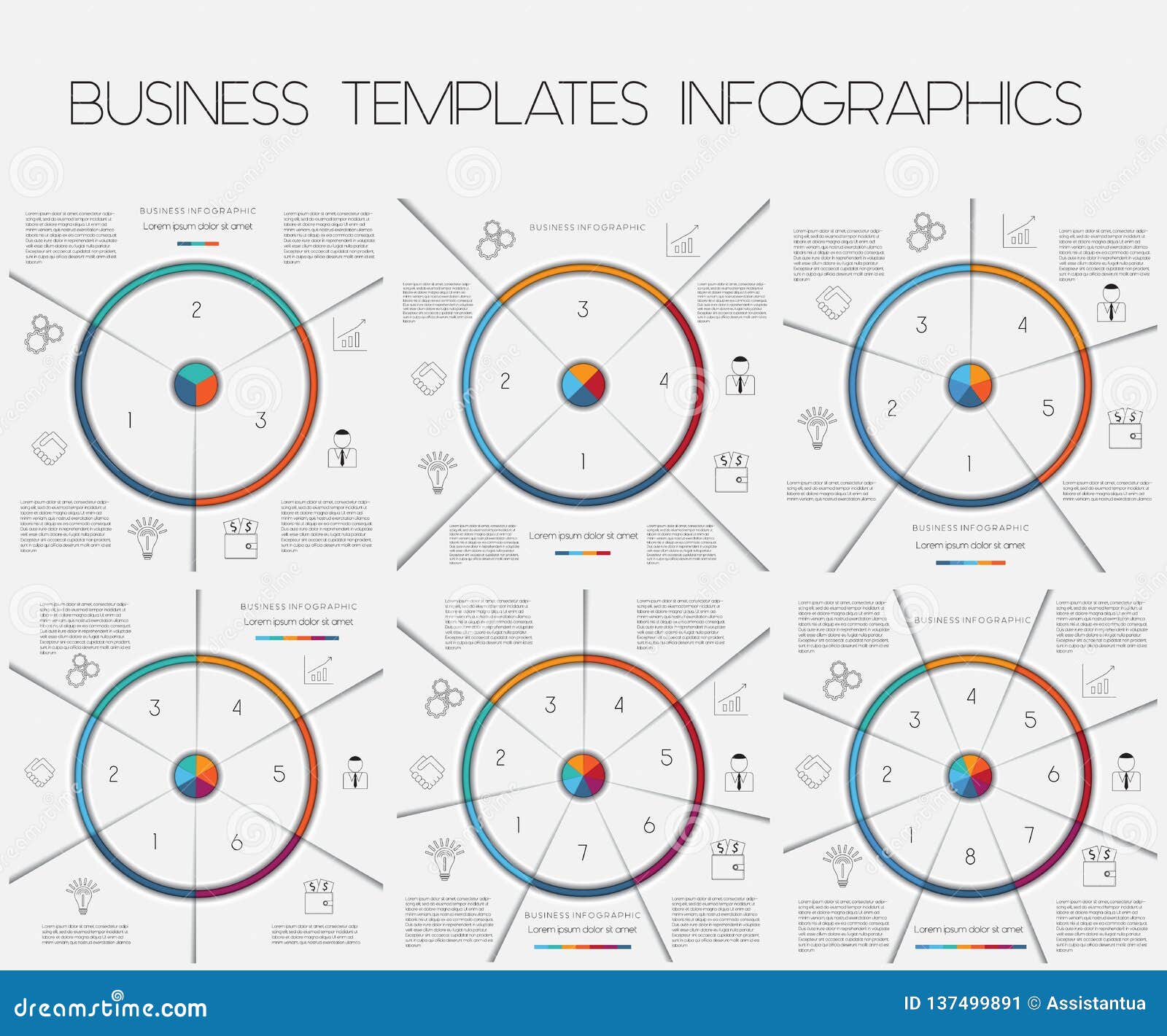 Infograph Business Graph Vector Illustration | CartoonDealer.com #31666368