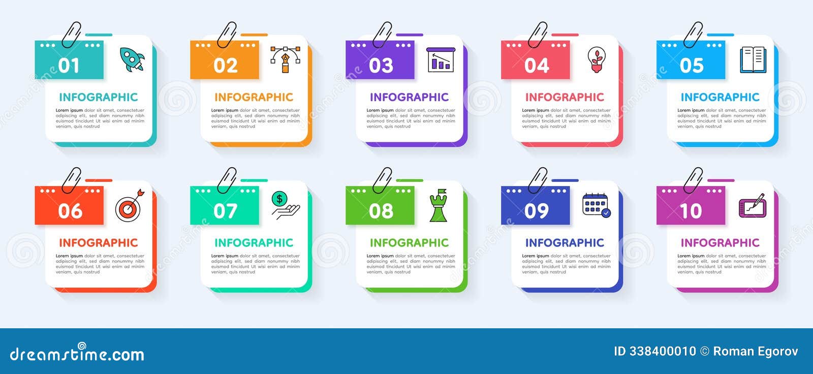 Infograph Design. Box For Text. Graphic Paper Steps. Information Note. Calendar With Number ...