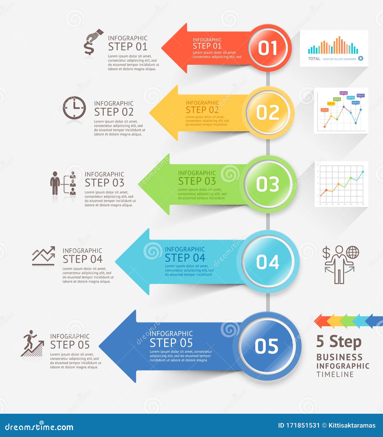 Infographics Arrows In Oposite Direction, Puzzle. Chart, Scheme ...