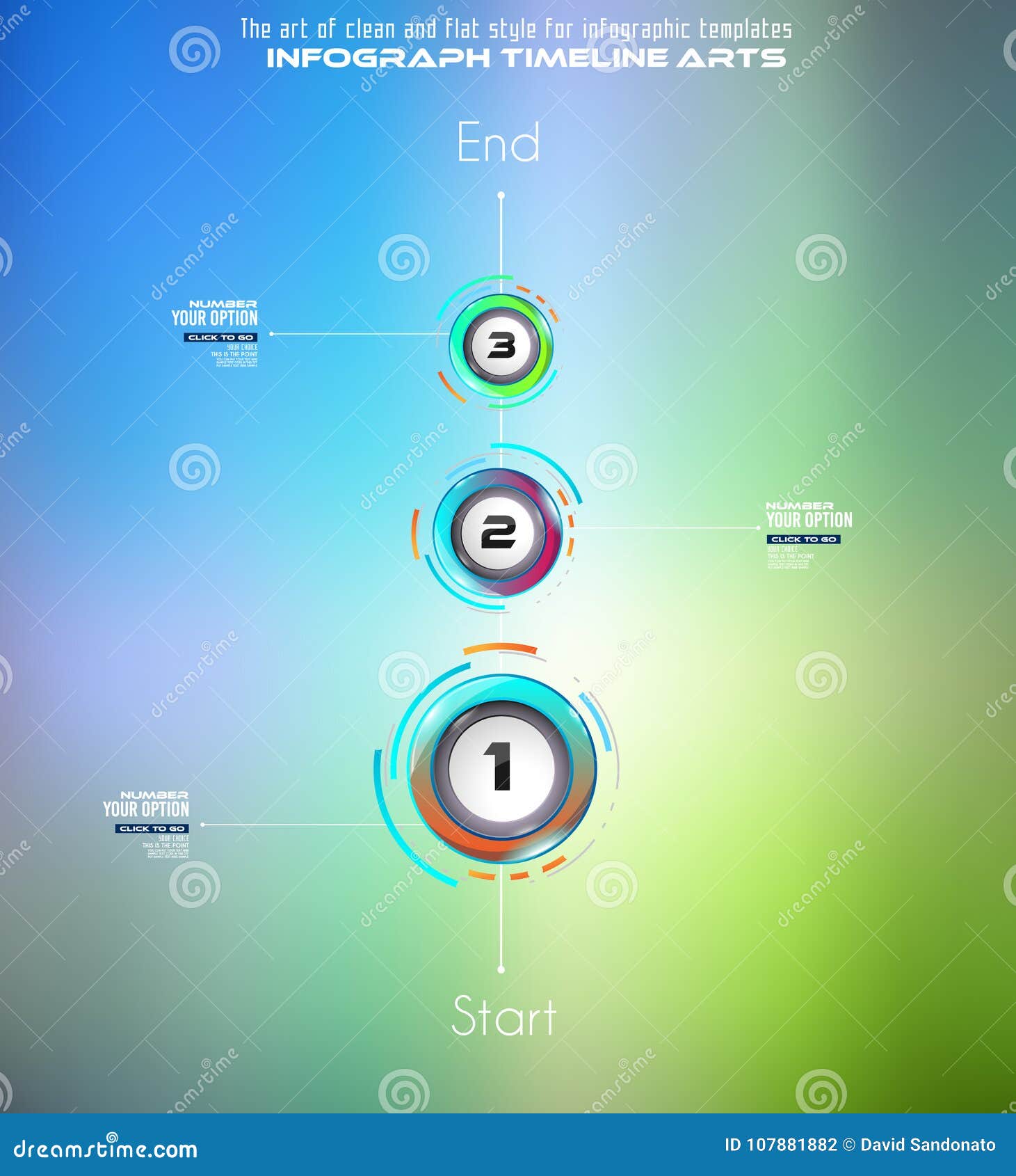 Infograph Template with Multiple Choices and a Lot of Infographic ...