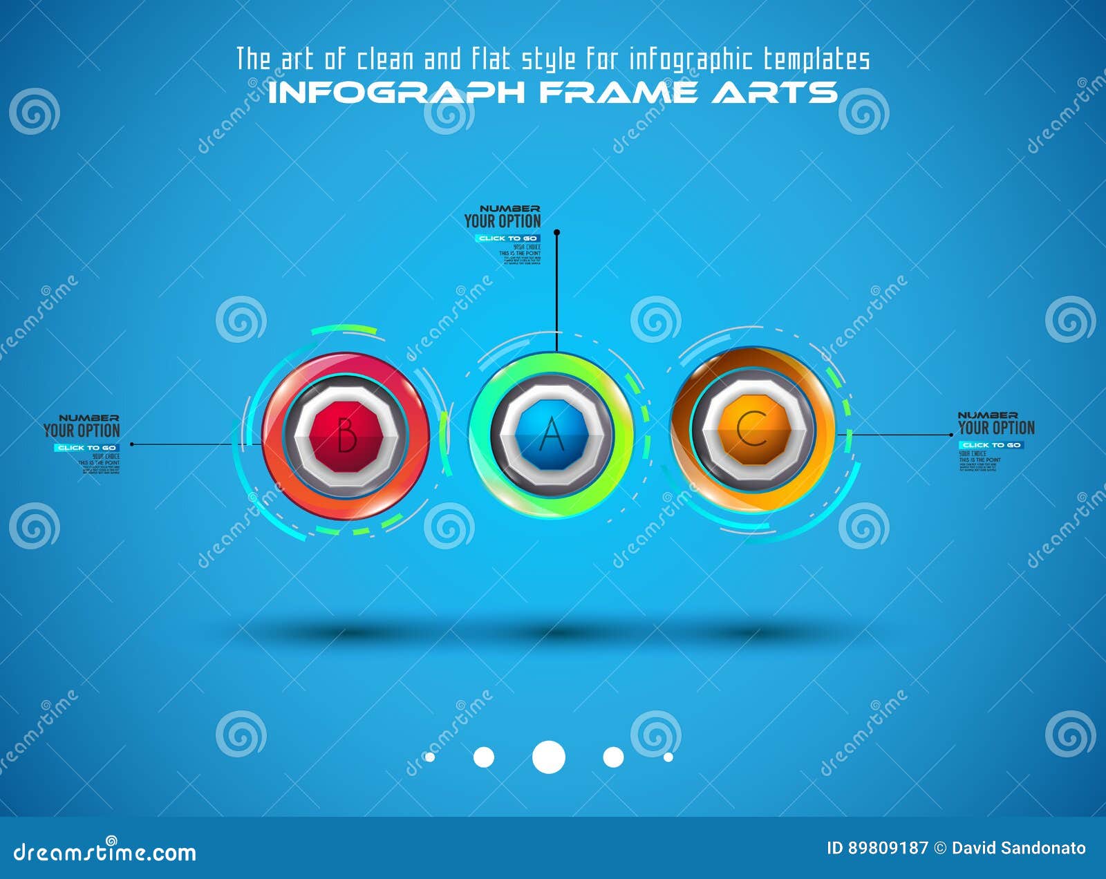 Infograph Template with Multiple Choices and a Lot of Infographic ...