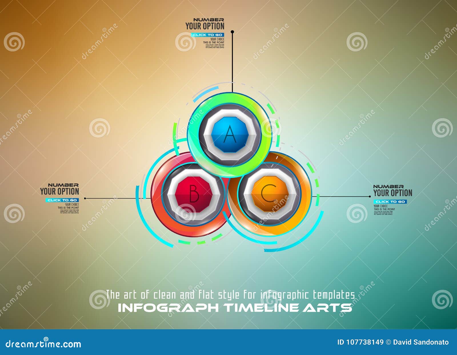 Infograph Template with Multiple Choices and a Lot of Infographic ...
