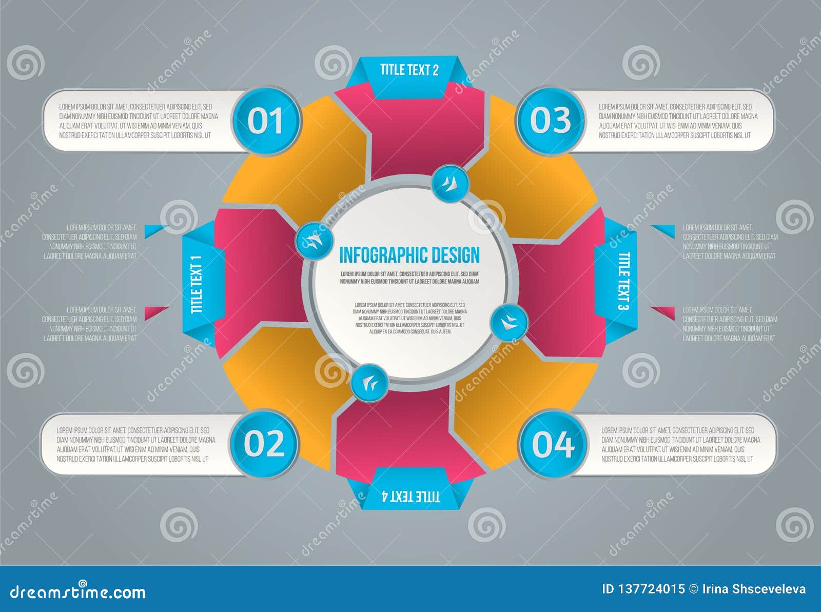 Info Graphic for Concept Design. Vector Infographics. Vector Diagram ...