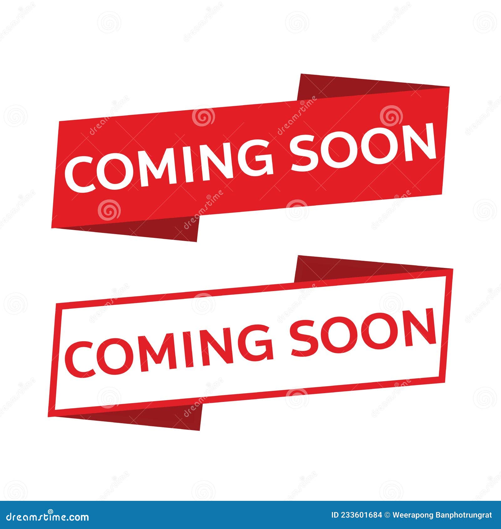 Coming Soon Sign of Product, Announcement and Advertising of a New ...