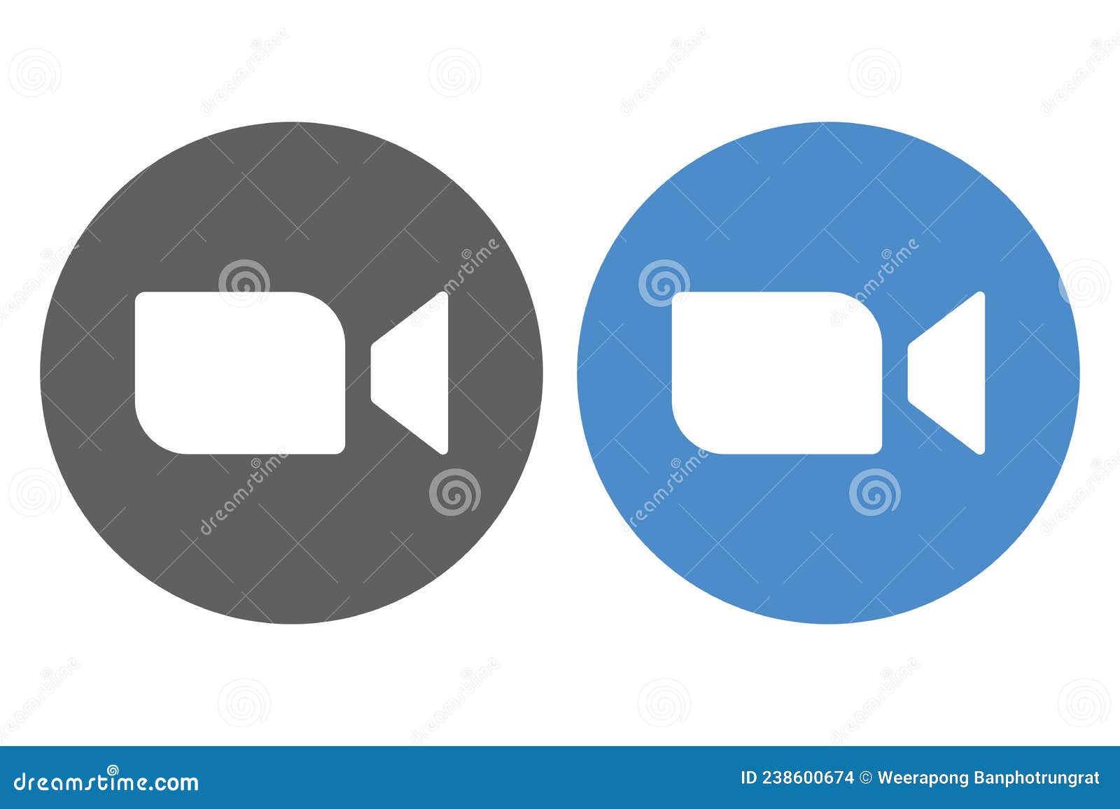Facetime Call Icon Color Outline Vector | CartoonDealer.com #233766928