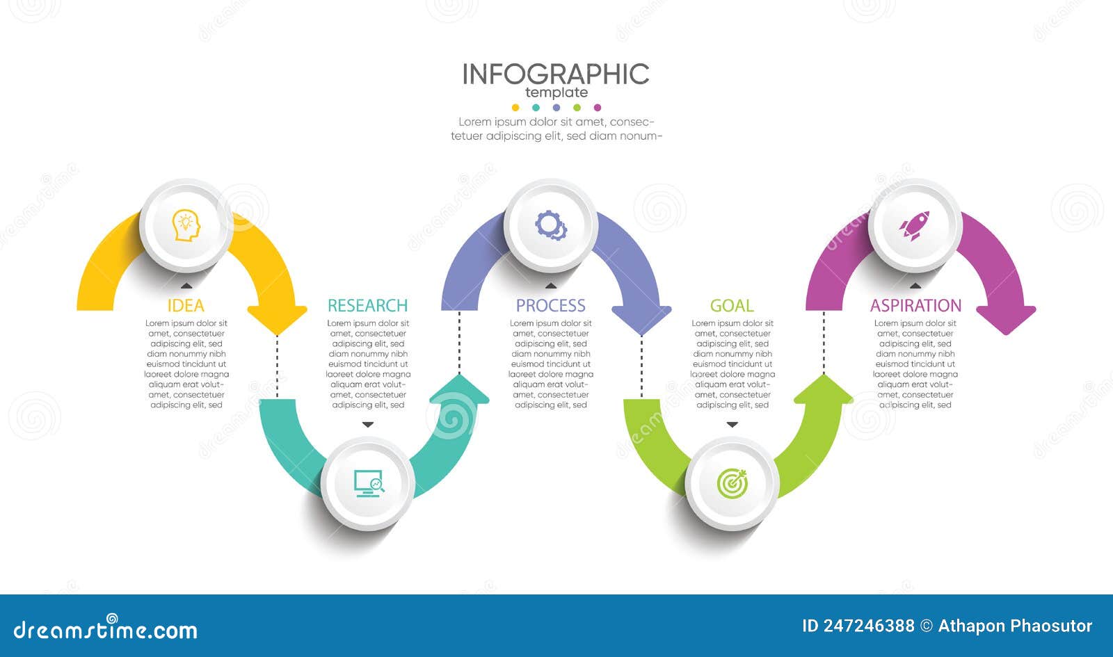 Presentation Business Infographic Template Design Stock Vector ...