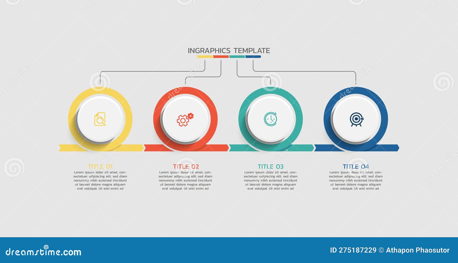 Circular Timeline Steps Infographics Template Cartoon Vector ... Circular Timeline Steps Infographics Template Cartoon Vector ...