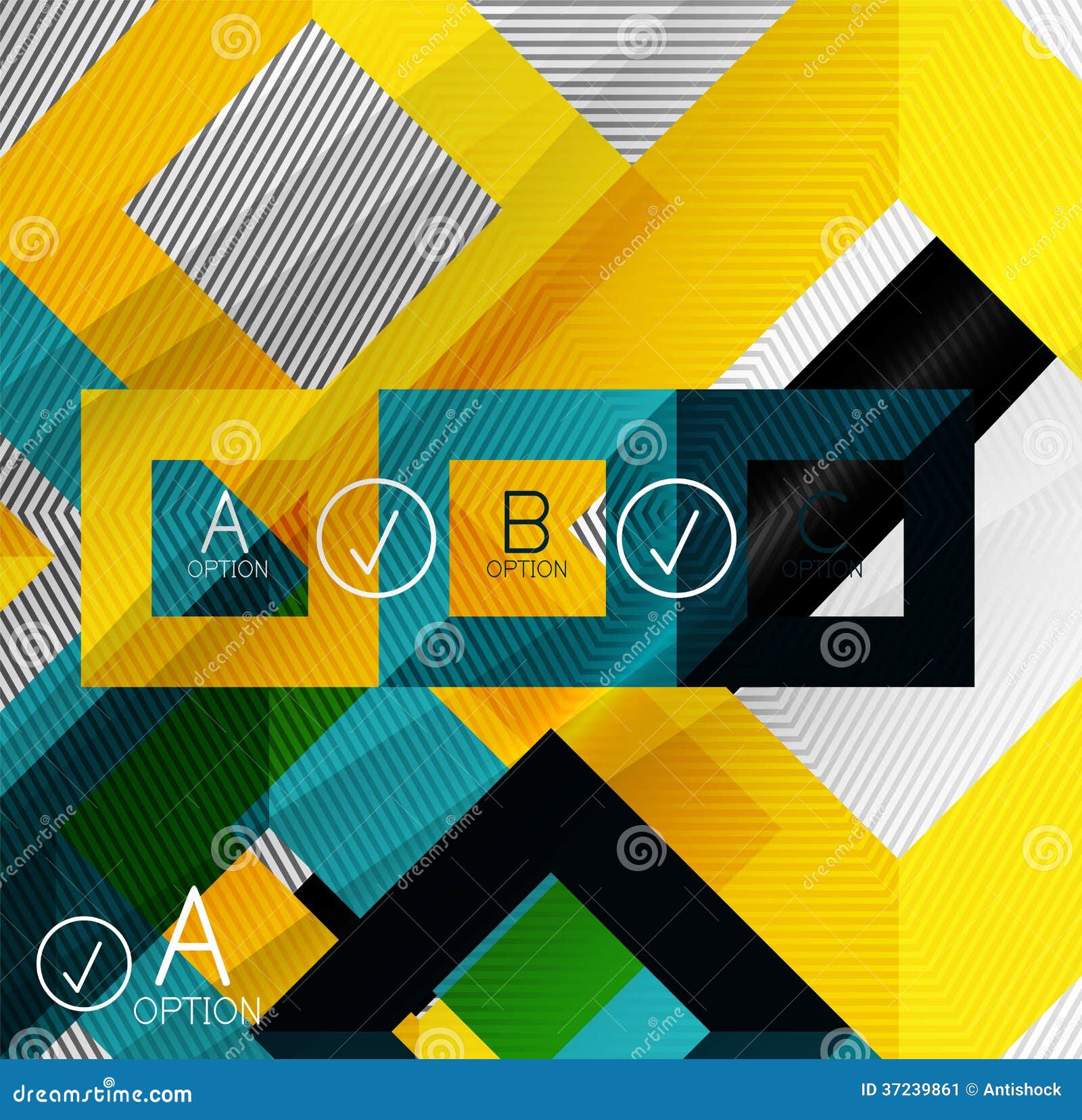 Infographic Abstract Background Stock Vector - Illustration of elements ...