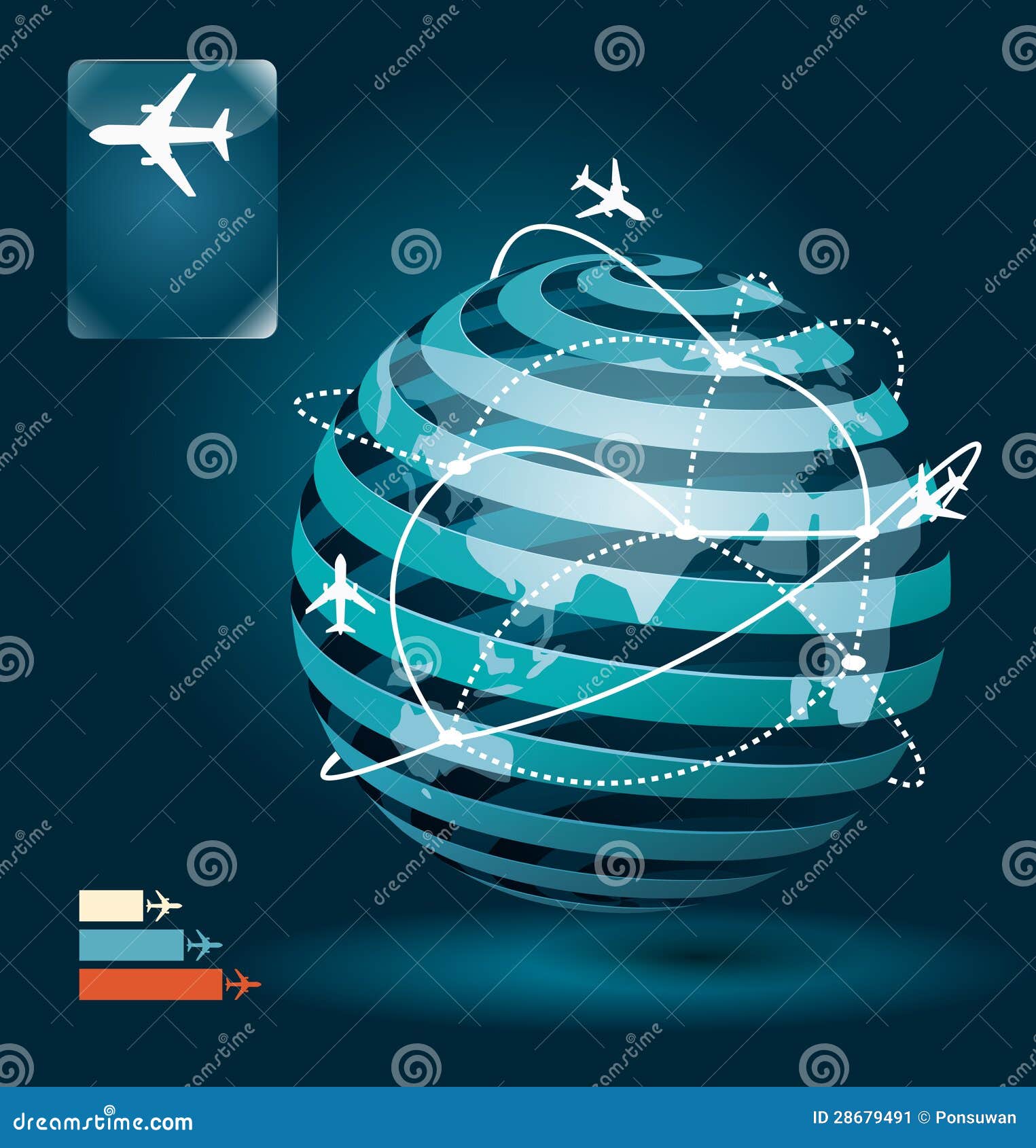 Infographic Airplane Design Vector, Graph Diagram Icon Transport ...