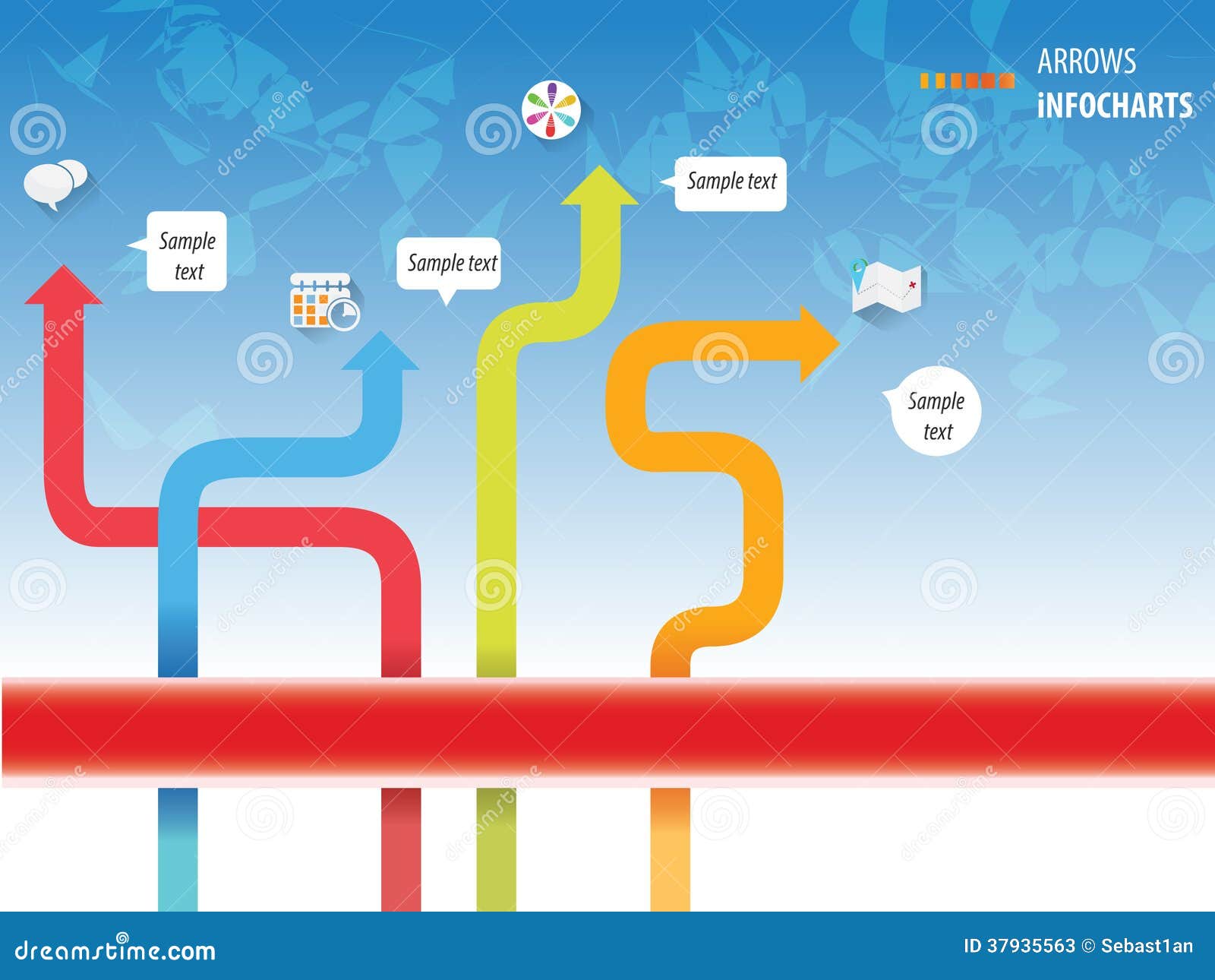 Infographic Background stock vector. Illustration of infomation - 37935563