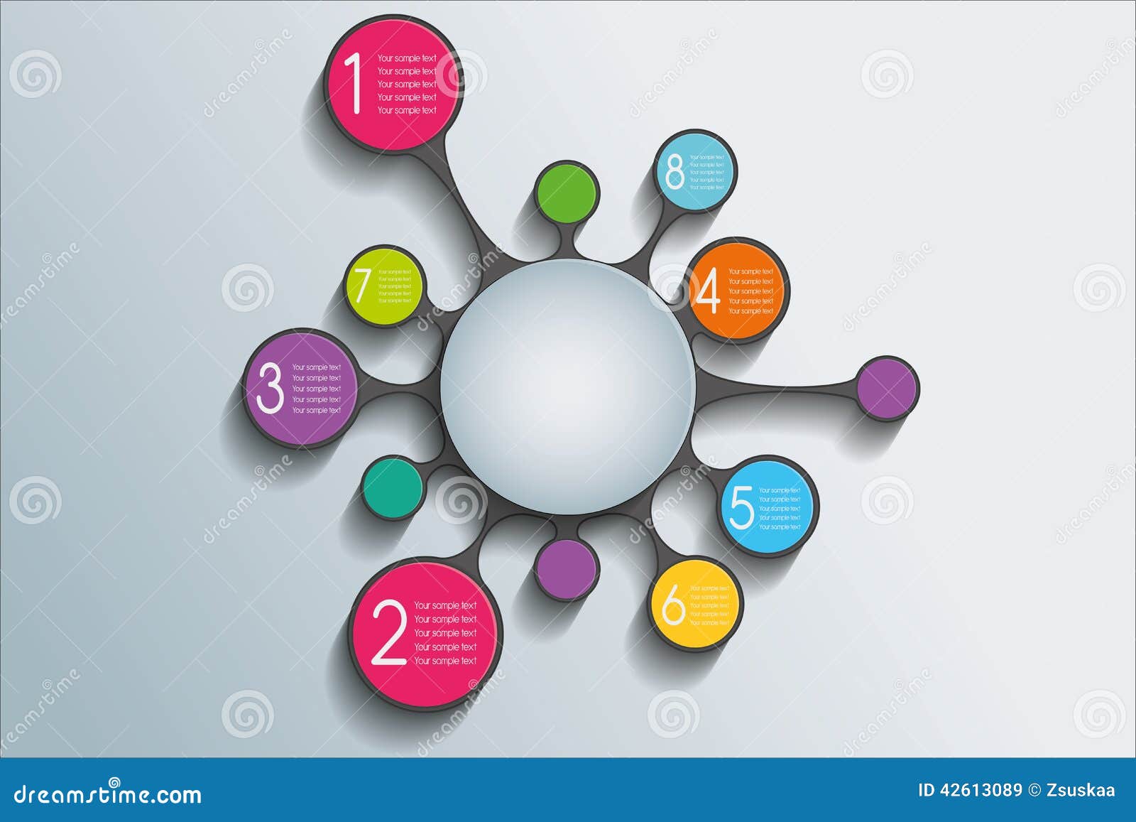 Infographic background. stock vector. Illustration of concept - 42613089