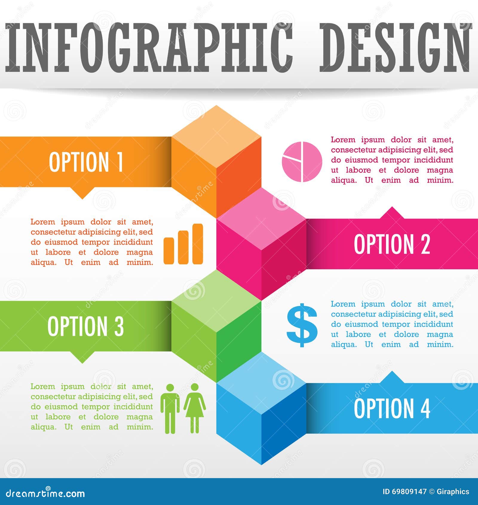Infographic Background stock vector. Illustration of growth - 69809147