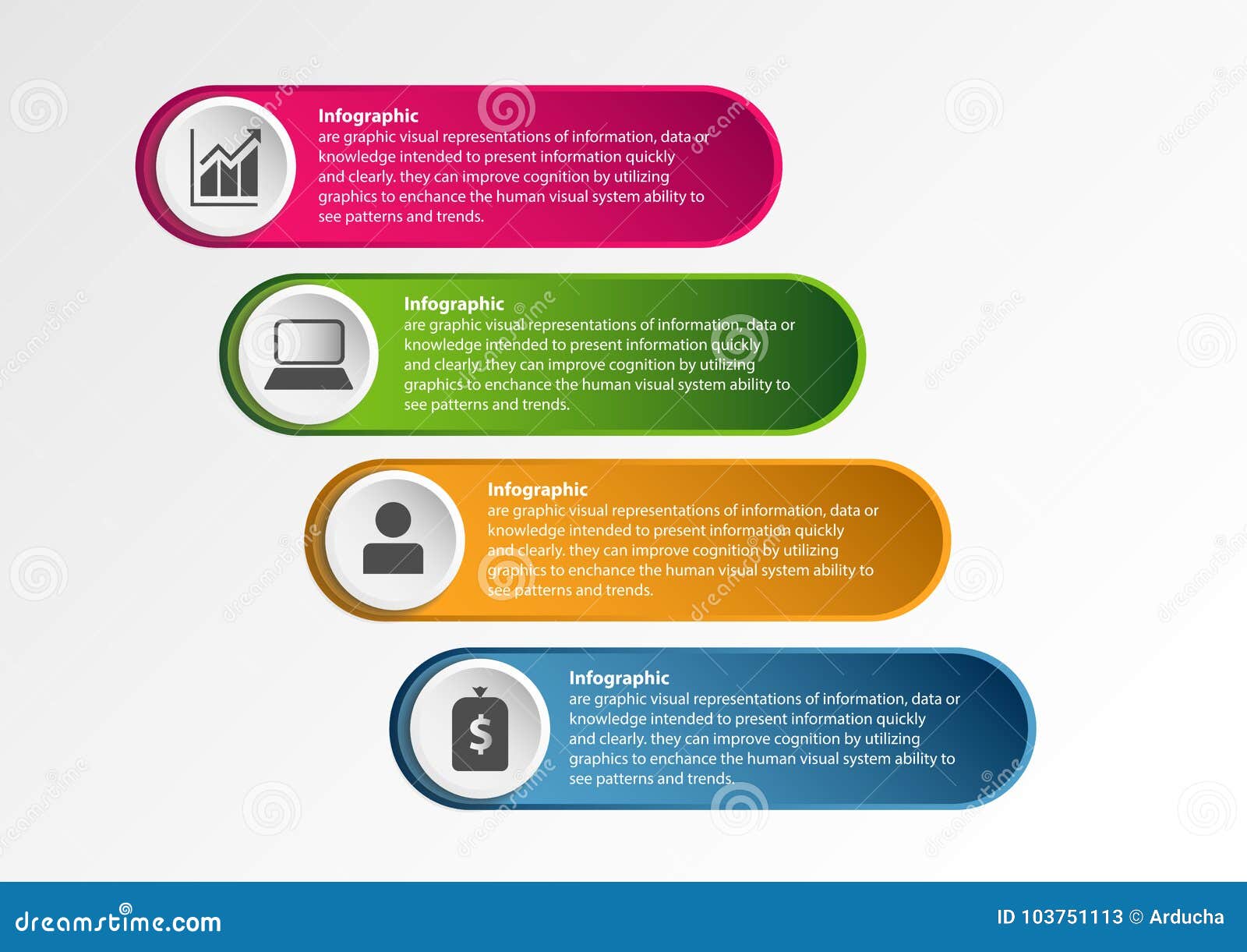 Infographic banner capsule stock vector. Illustration of graphic ...