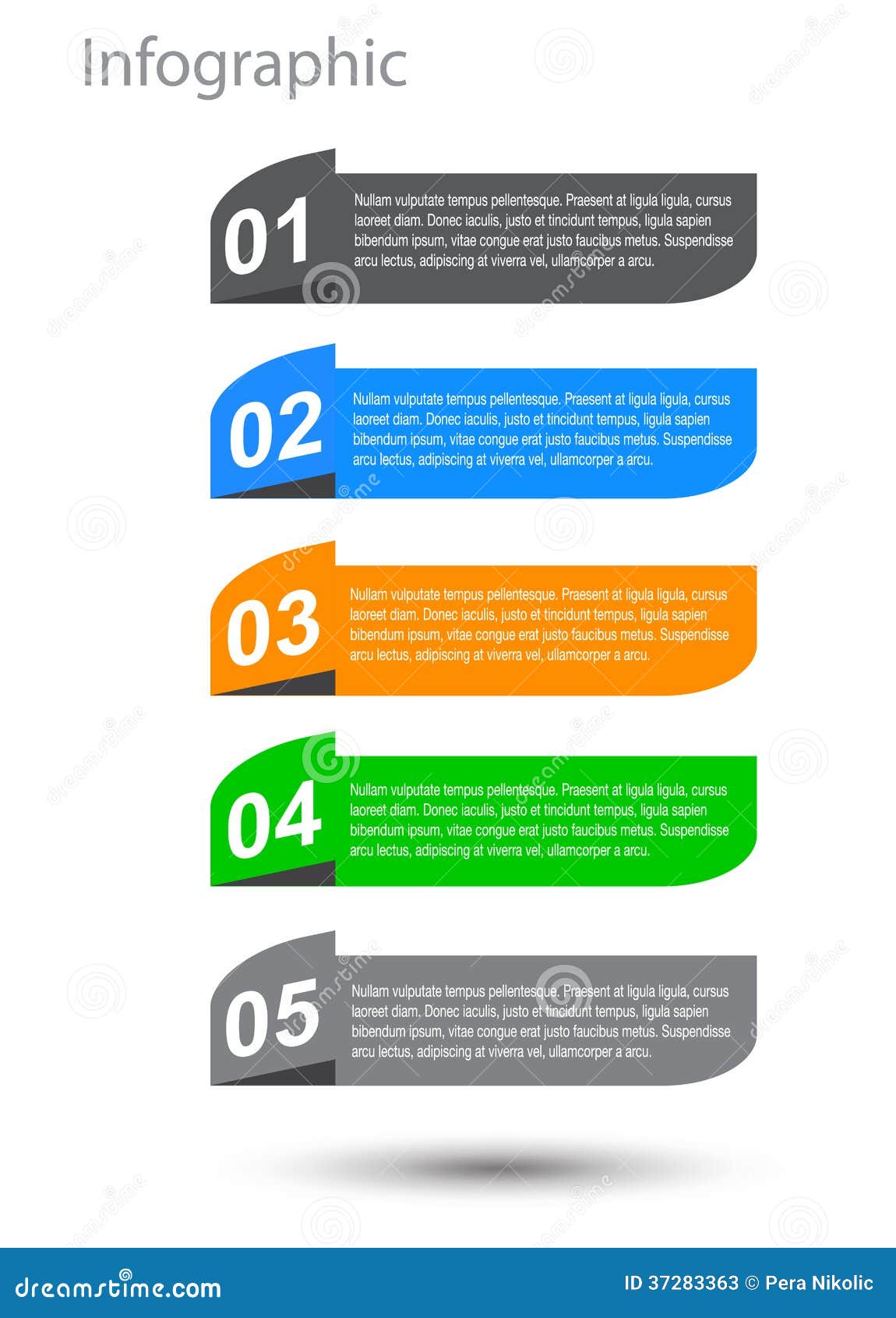 Infographic Banner Design Elements Stock Vector - Illustration of page ...