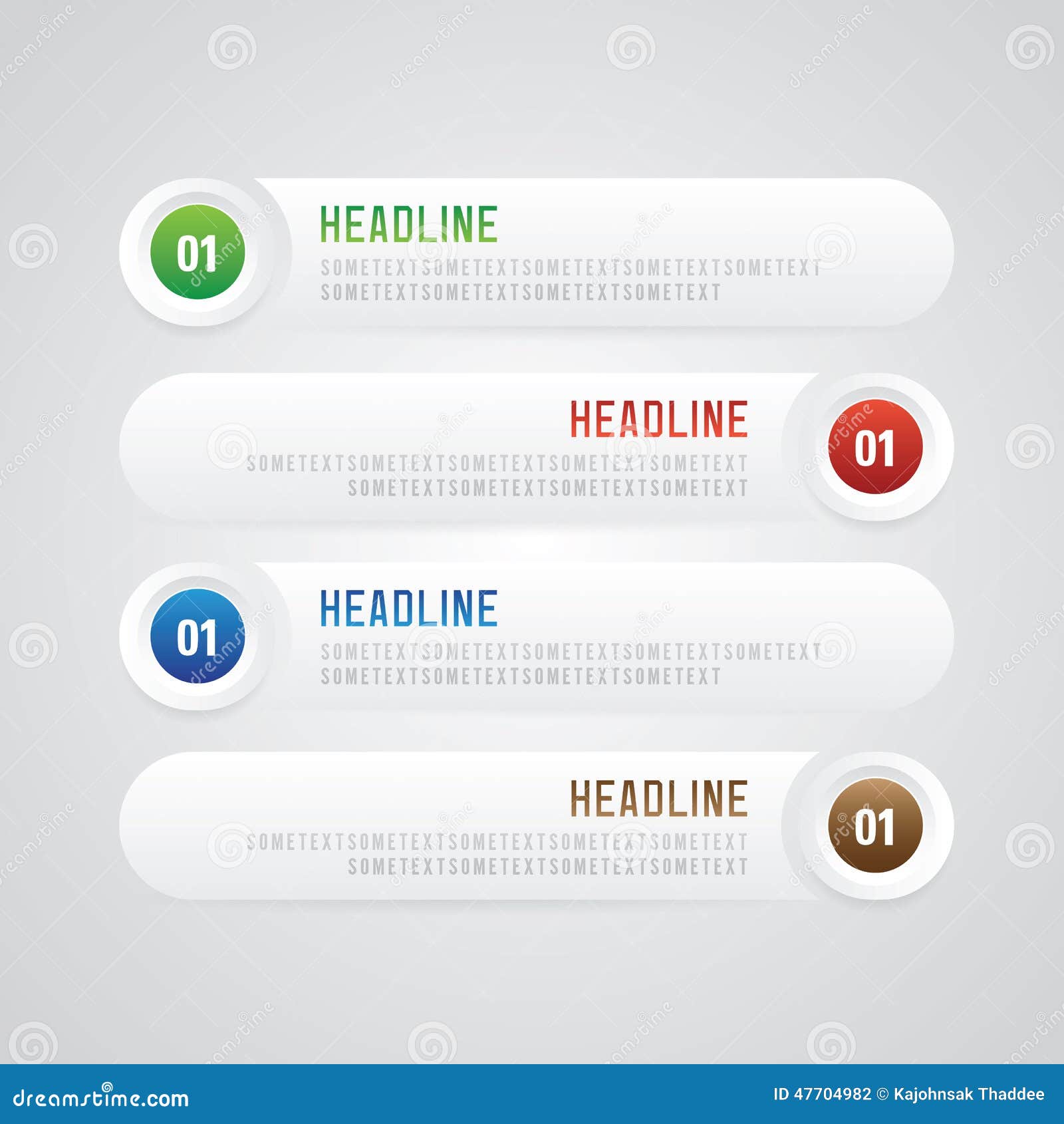 Infographic Banner Icon Button Stock Vector - Illustration of icon ...