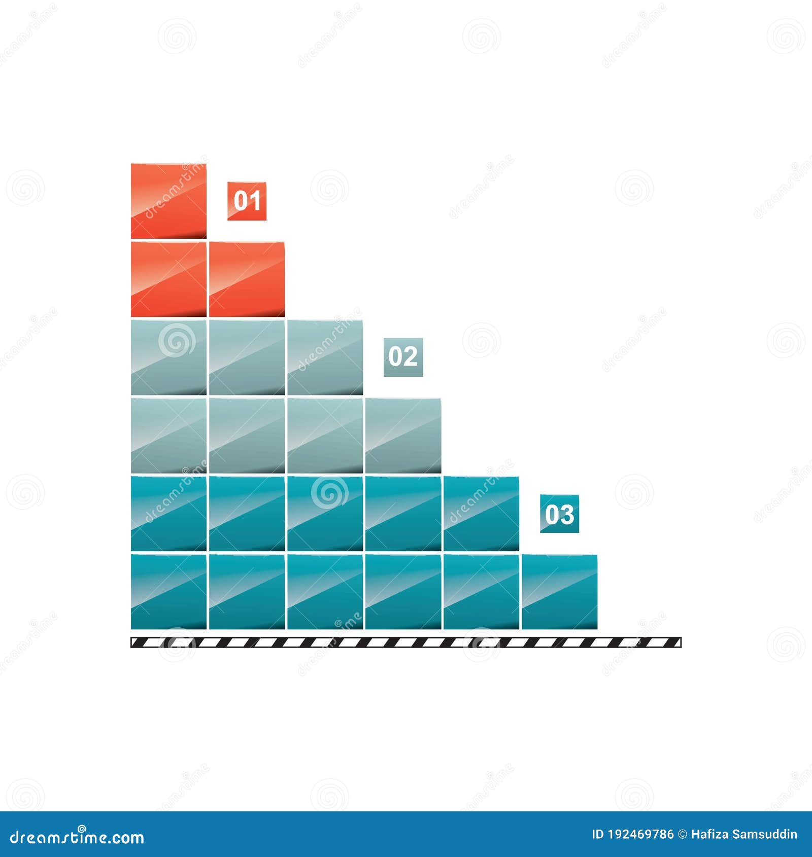 Infographic Bar Chart Element. Vector Illustration Decorative Design ...