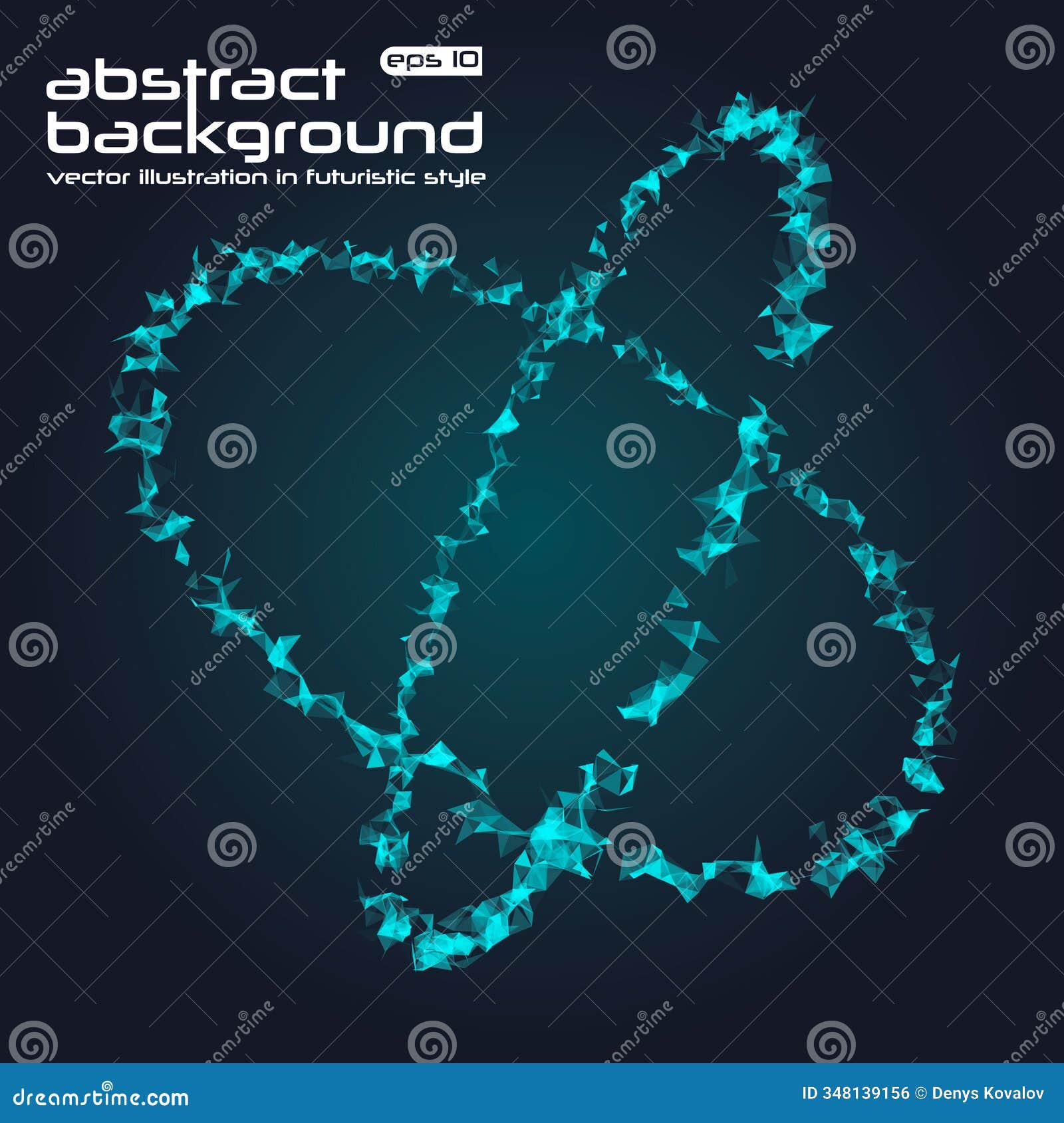 Infographic of Big Data Visualization: Intricate Threads and Abstract ...