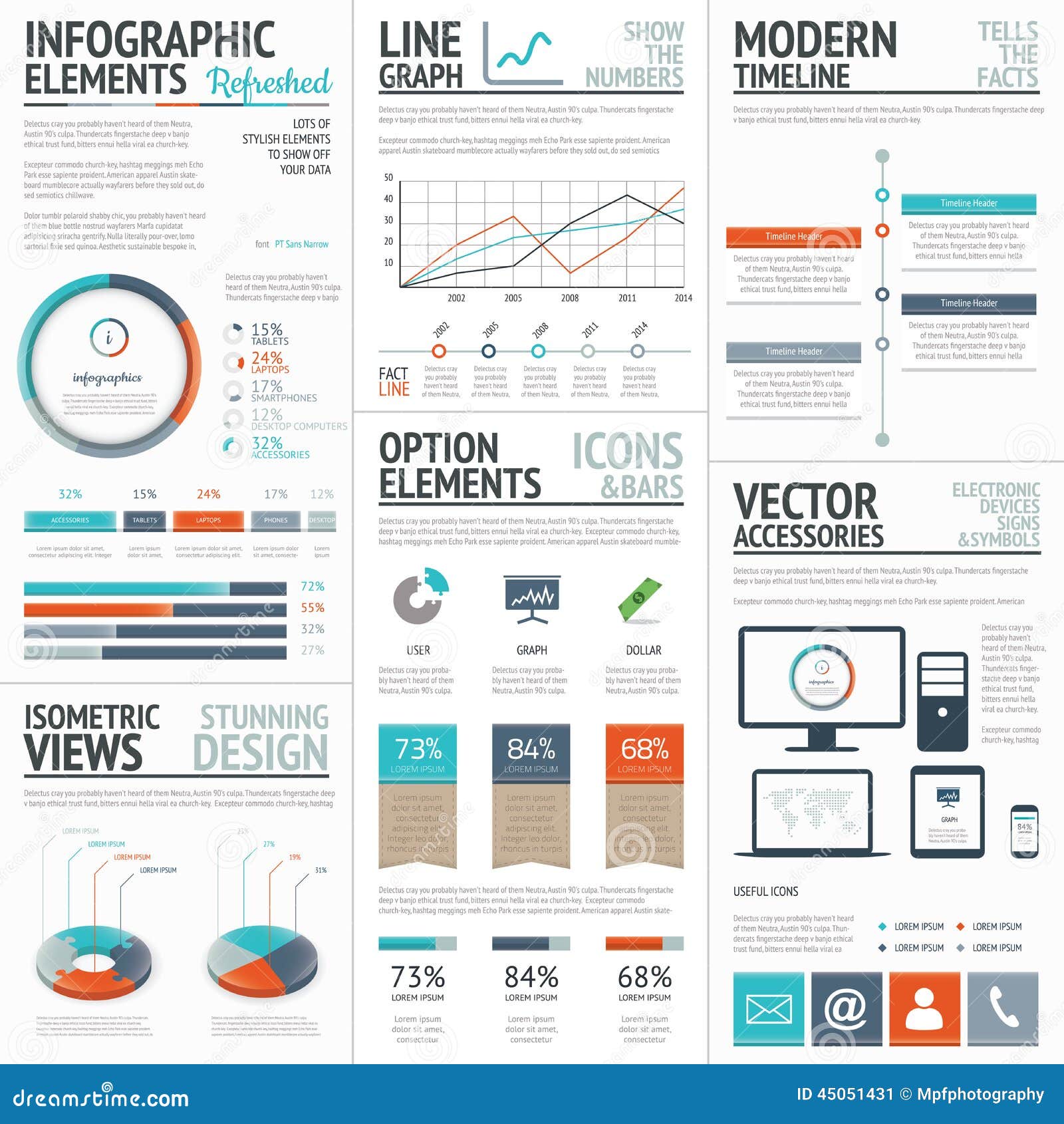 Infographic Business and Corporate Analysis Vector Elements Stock ...