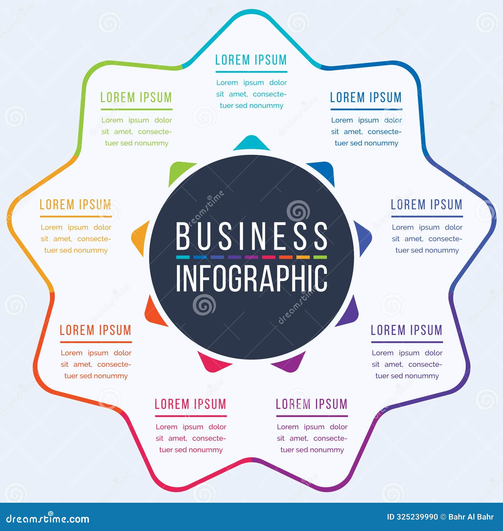 Information Age Circle Word Cloud Collage, Concept Background Royalty ...