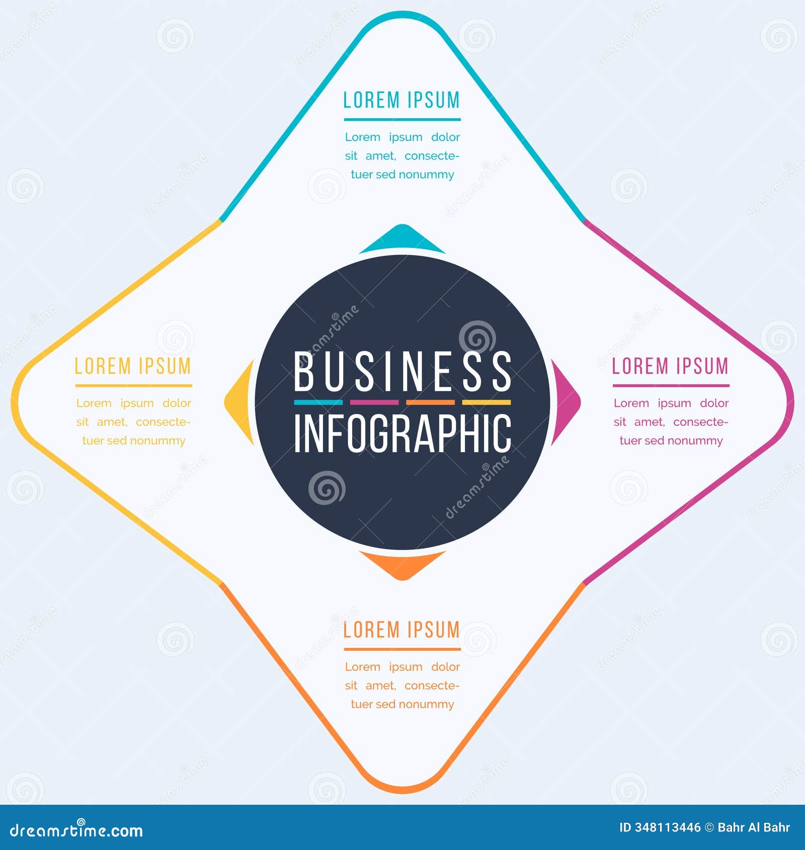 Information Age Circle Word Cloud Collage, Concept Background Royalty ...
