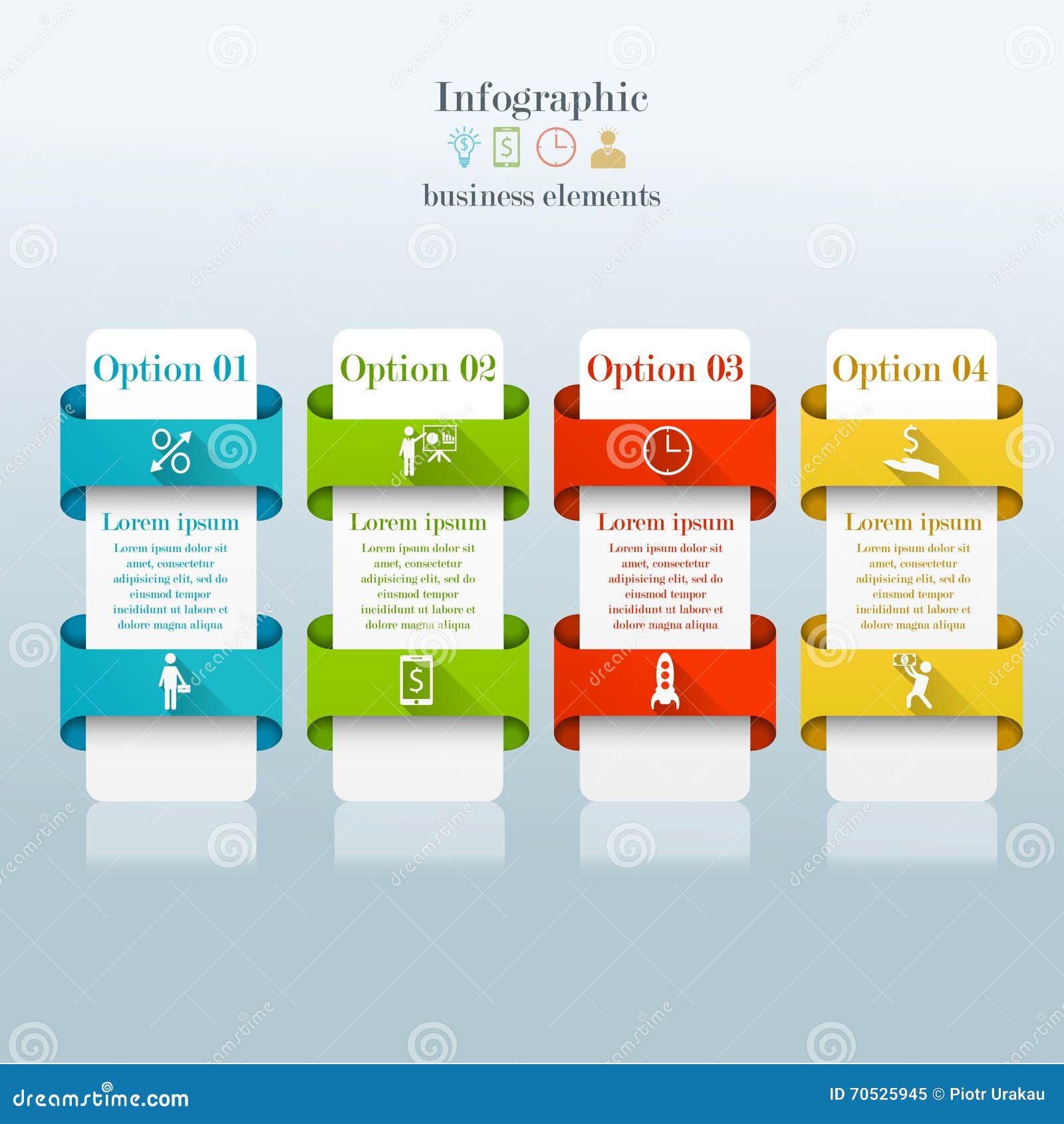 Infographic Business Elements Stock Vector - Illustration of ...