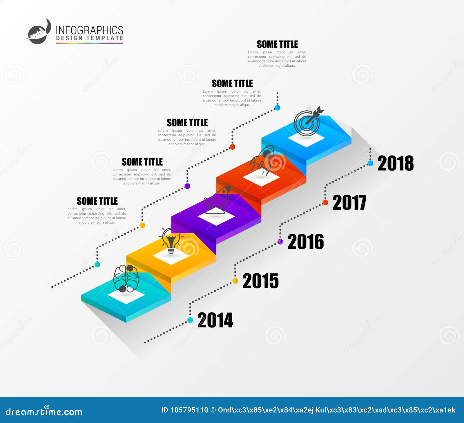 Infographic Staircase Step Business Vector Design Template, Diagram ...