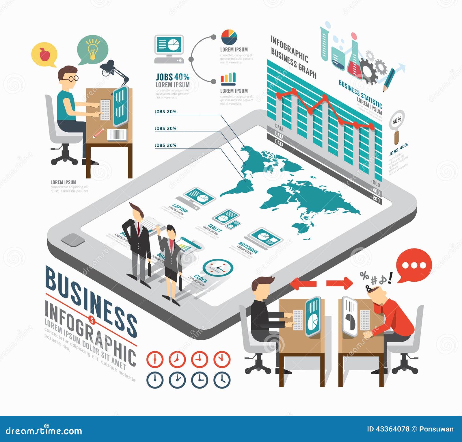 Infographic Business Template Design . Isometric Concept Vector Stock ... Infographic Business Template Design . Isometric Concept Vector Stock ...