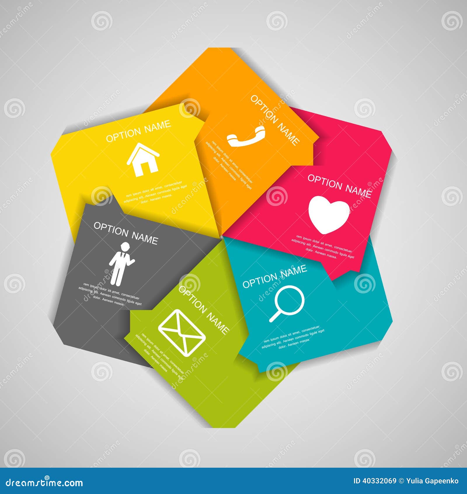 Infographic Business Template Vector Illustration Stock Vector ...