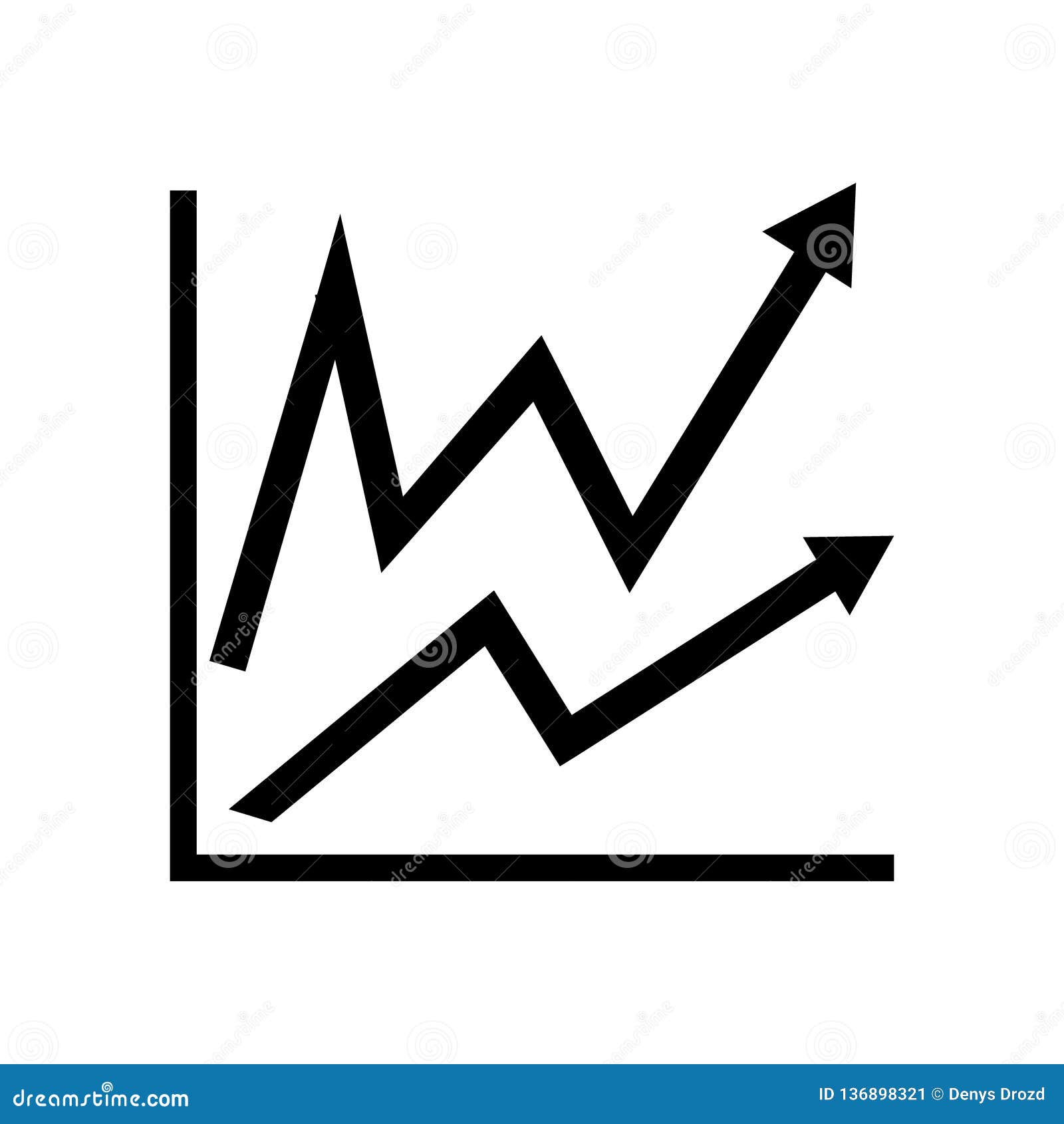 Infographic. Chart Icon. Growing Graph Symbol. Stock Illustration ... Infographic. Chart Icon. Growing Graph Symbol. Stock Illustration ...