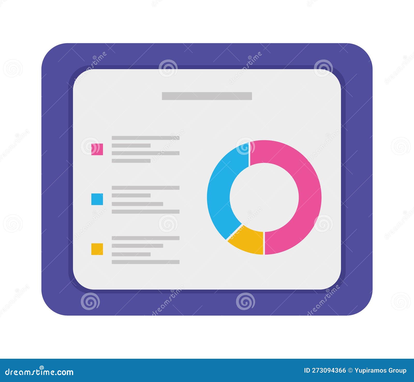 Infographic chart icon stock vector. Illustration of design - 273094366