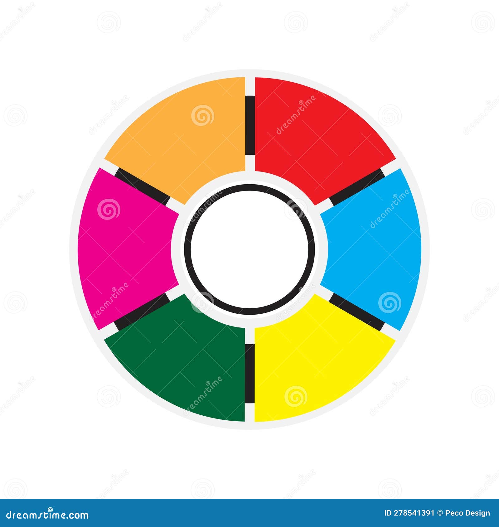 Infographic Circle Chart stock vector. Illustration of business - 278541391