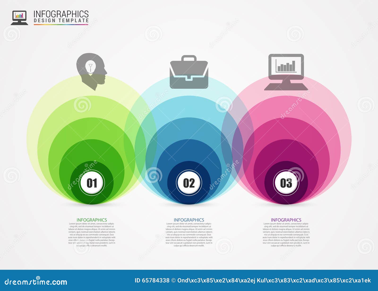 Infographic Circle. Modern Design Template Stock Vector - Illustration ...
