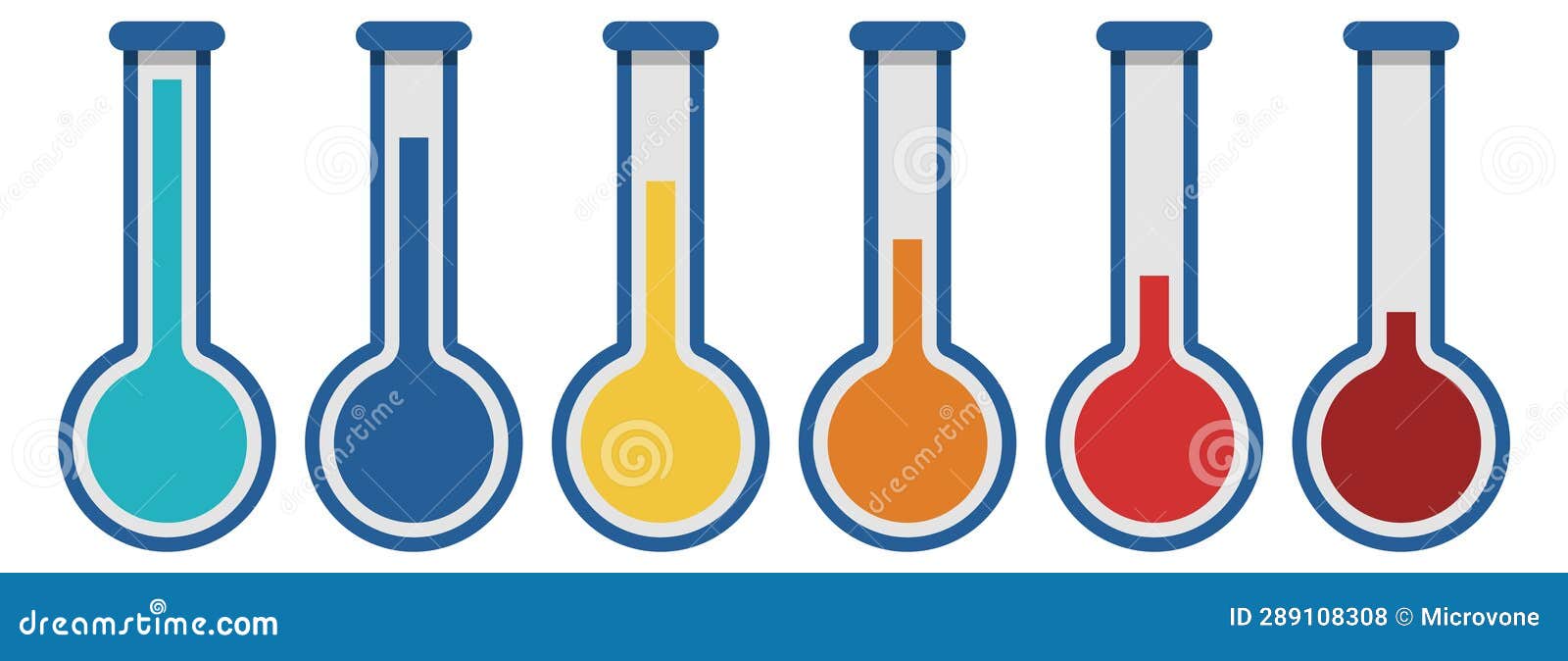 Infographic Color Measurement Element. Progress Scale Chart Stock ...