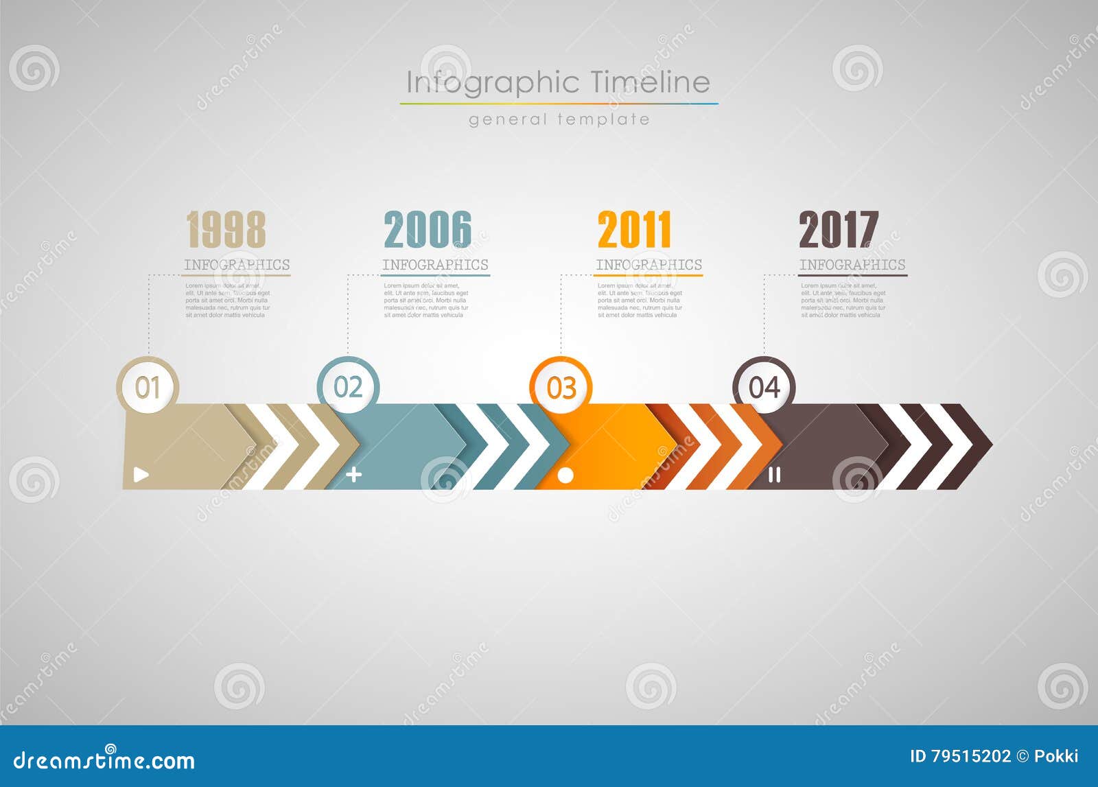 Infographic Colorido, Tipográfico Ilustración del Vector - Ilustración ...