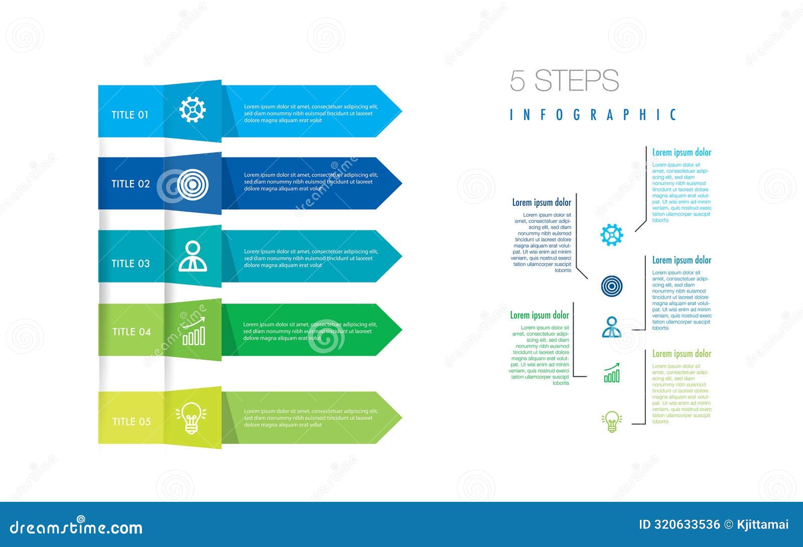 Infographic Colourful for Business Presentation Template Stock ...
