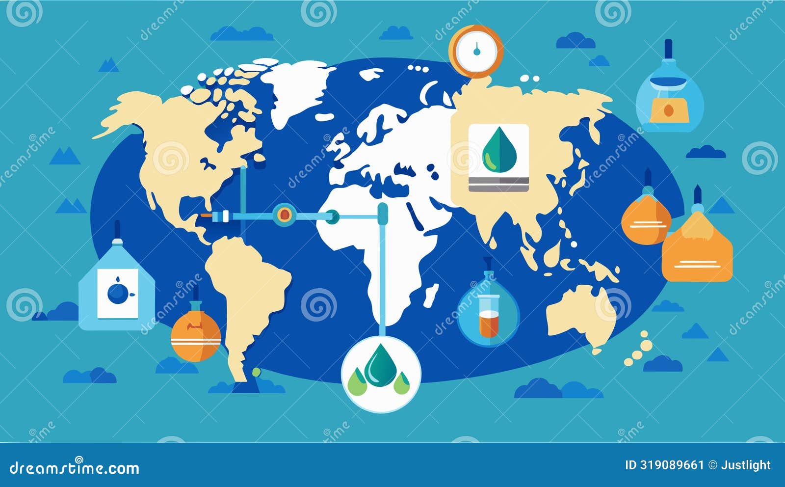 An Infographic Comparing the Water Consumption Rates of Different ...