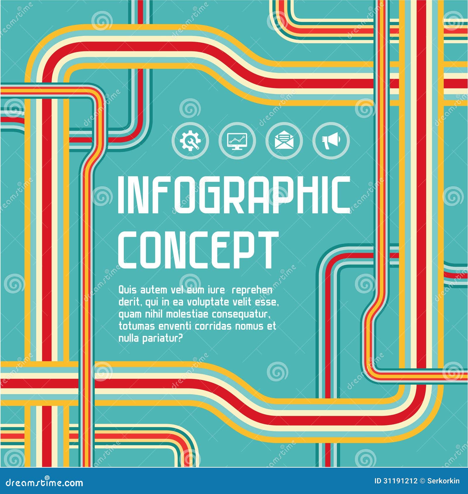Infographic Concept Background Stock Vector - Illustration of abstract ...