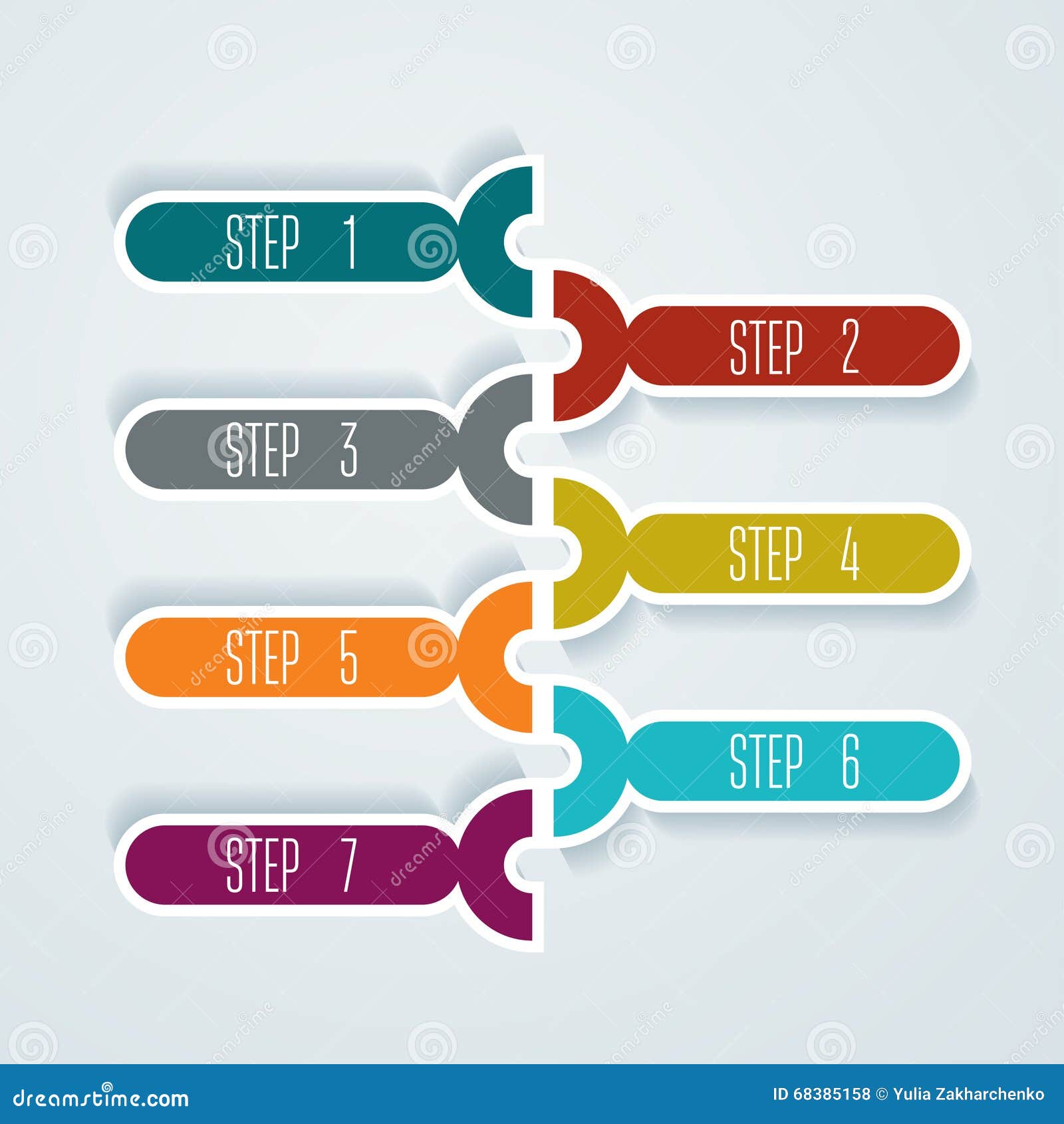 Infographic Concept on Blue Background Stock Vector - Illustration of ...