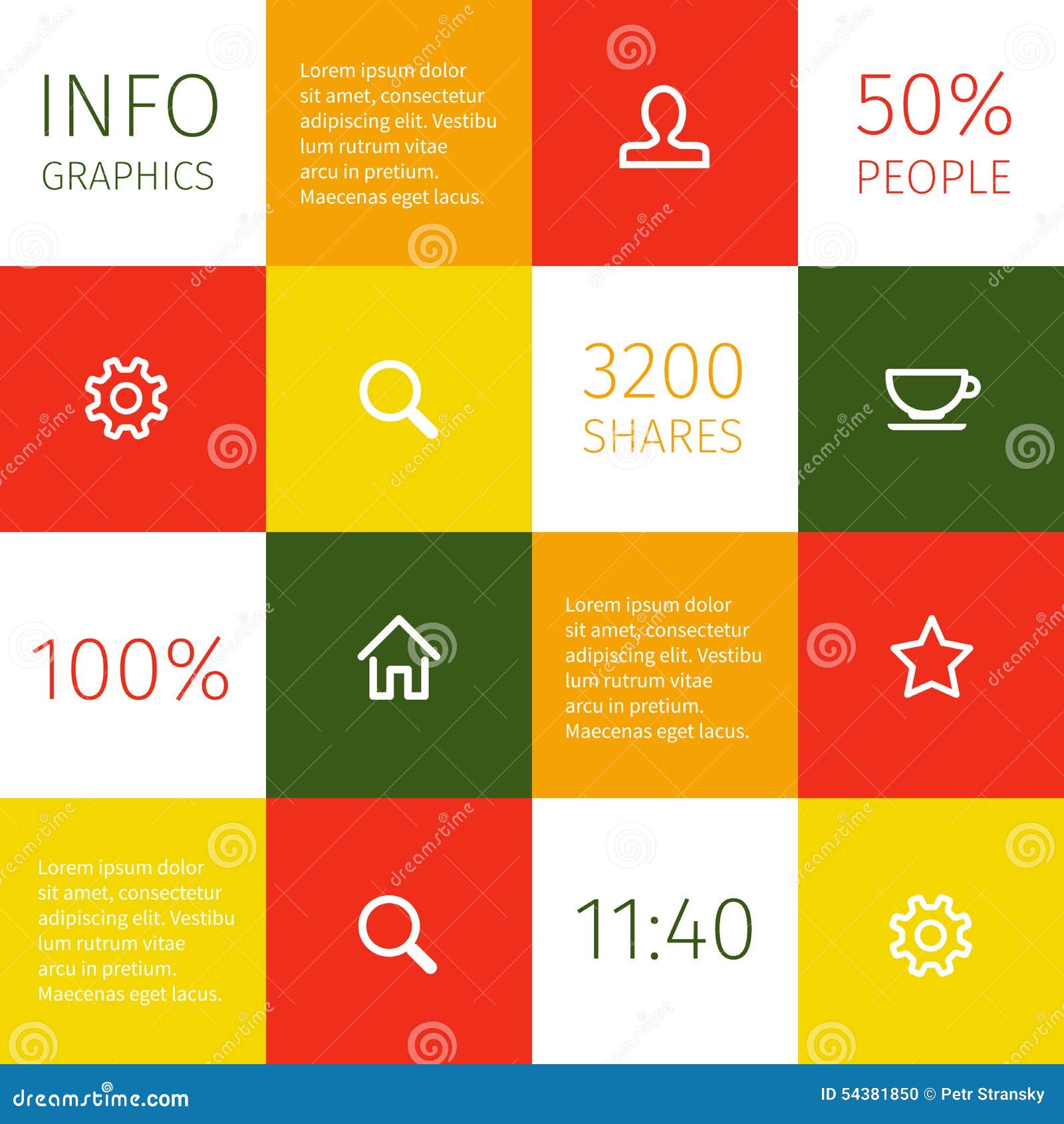 Infographic concept design stock vector. Illustration of minimal - 54381850