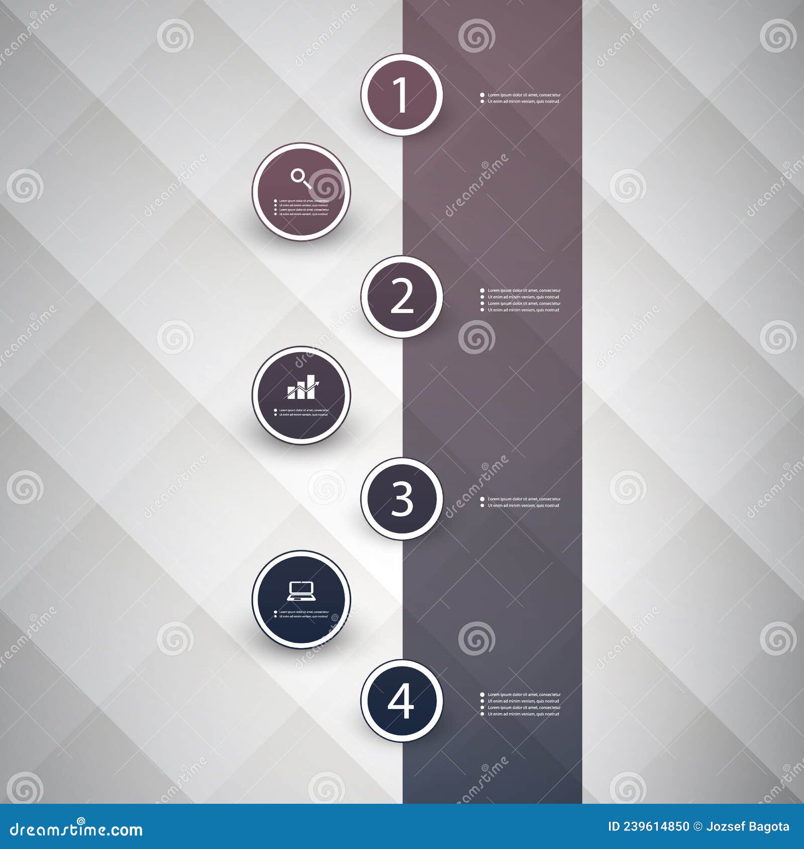 Infographic Concept - Flow Chart Design - Timeline Stock Vector ...